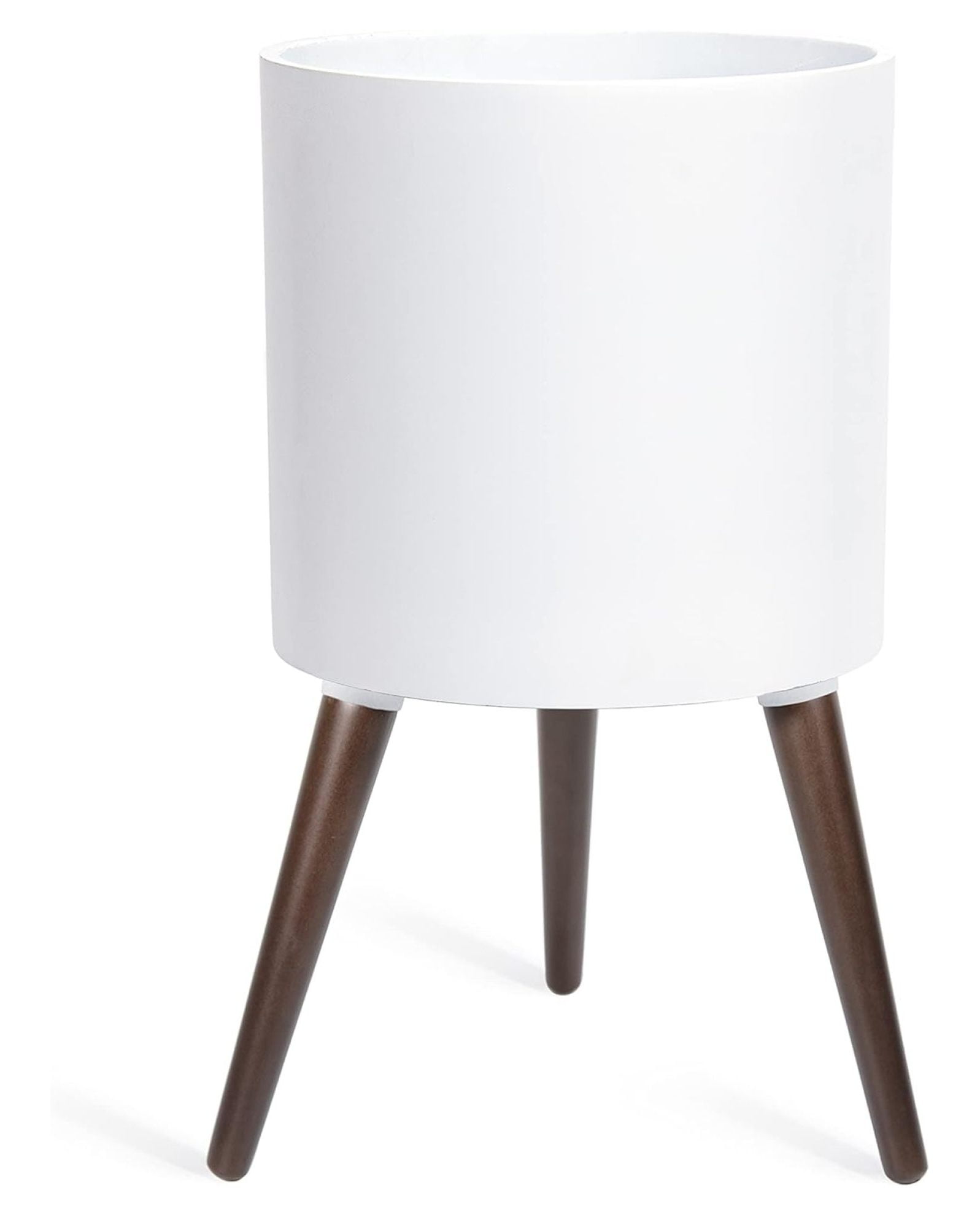 Exlonjet 12 Inch Planter Pot with Stand, -Century Tall Plant Pot with ...