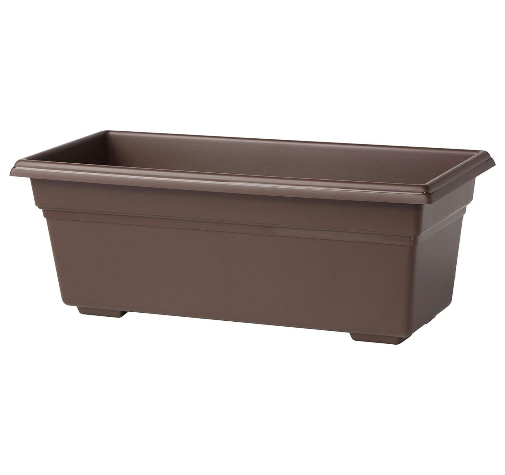 Exlonjet 16193 Countryside Flower Box Planter, 18-Inch, Brown - Walmart.com
