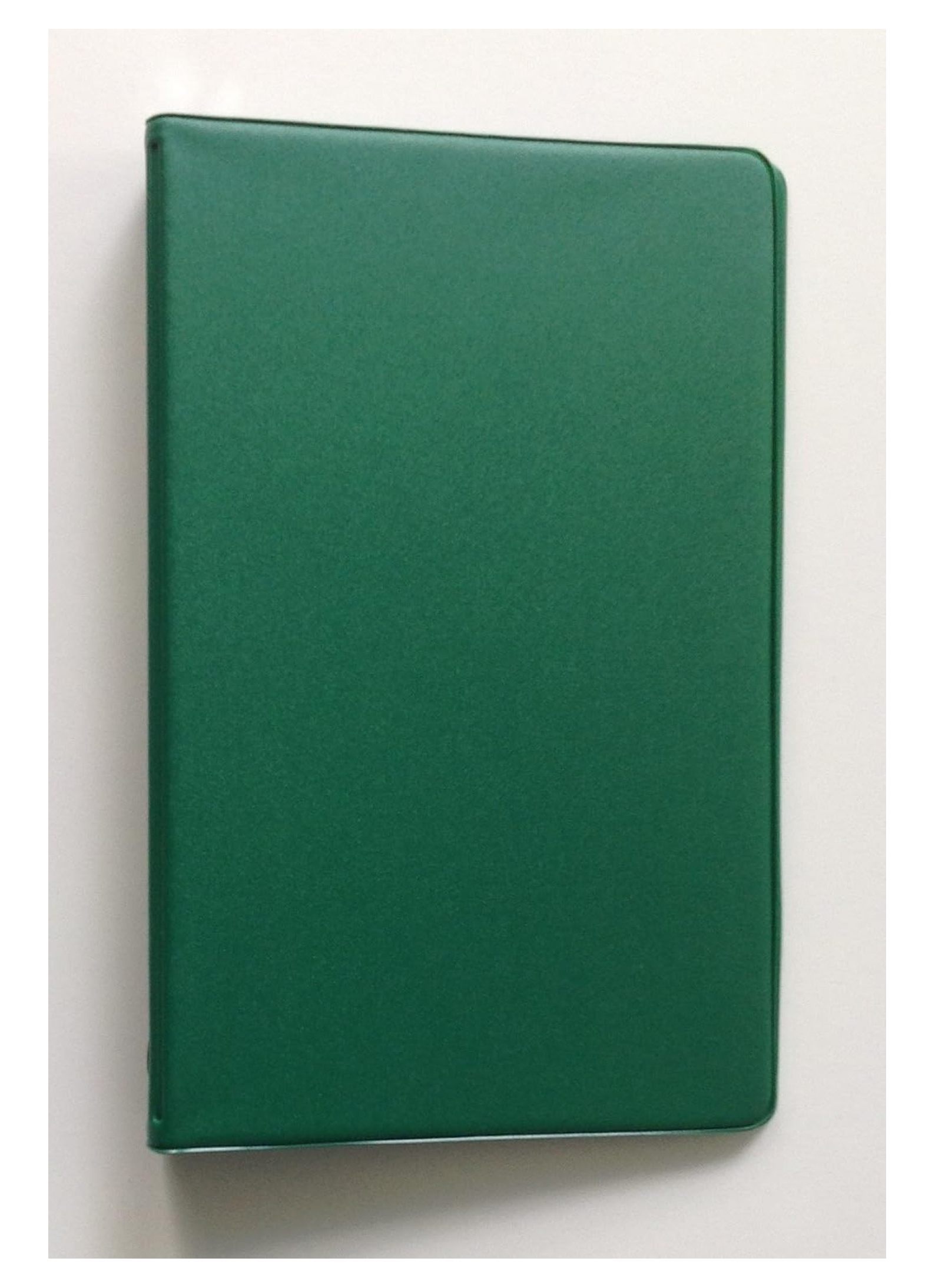Exlonjet 46001 Small 6-Ring Green Vinyl Loose-Leaf Memo Notebook with 6 ...