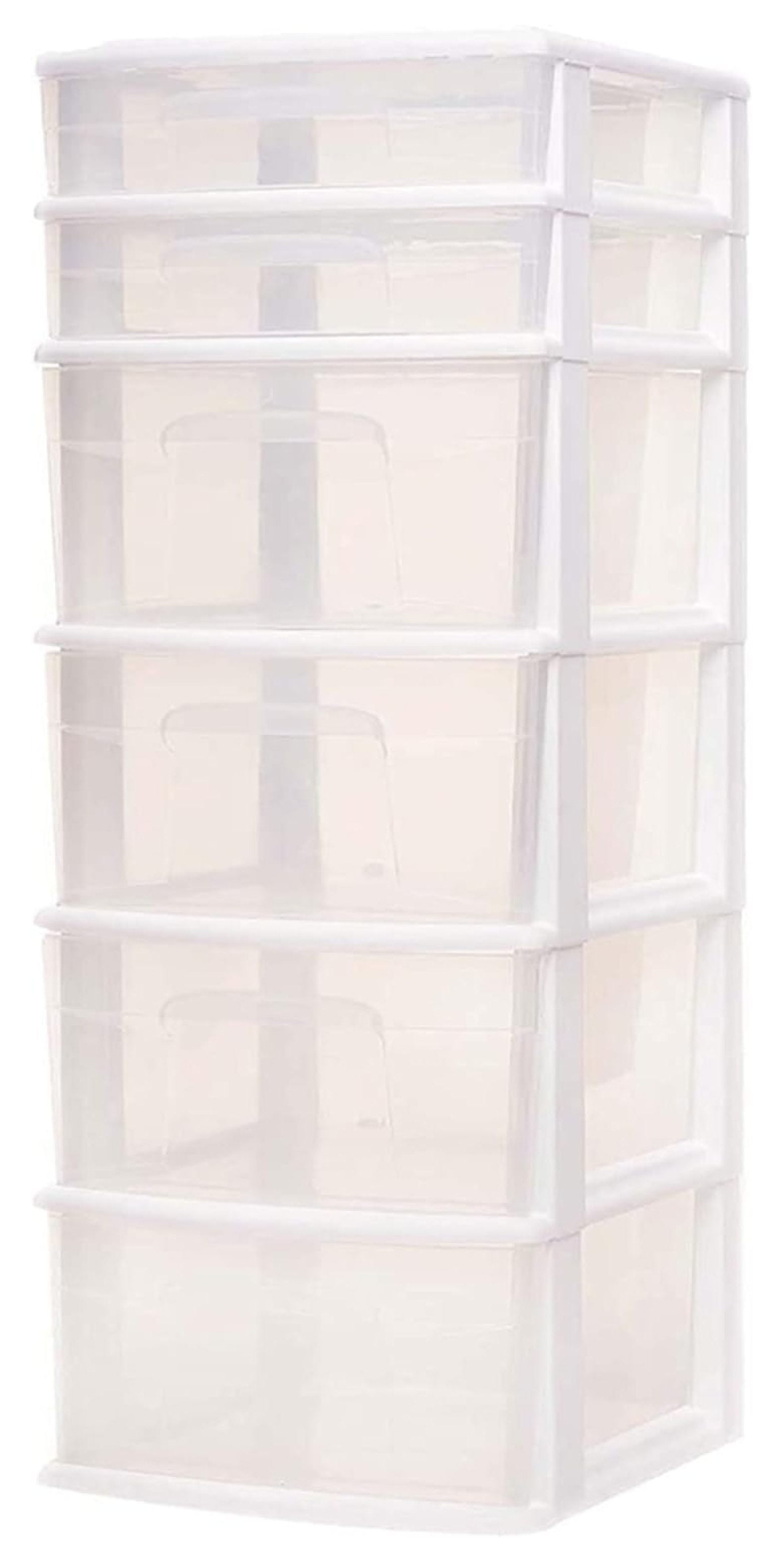 Exlonjet 6 Drawer Plastic Storage and Organizer Tower - Walmart.com