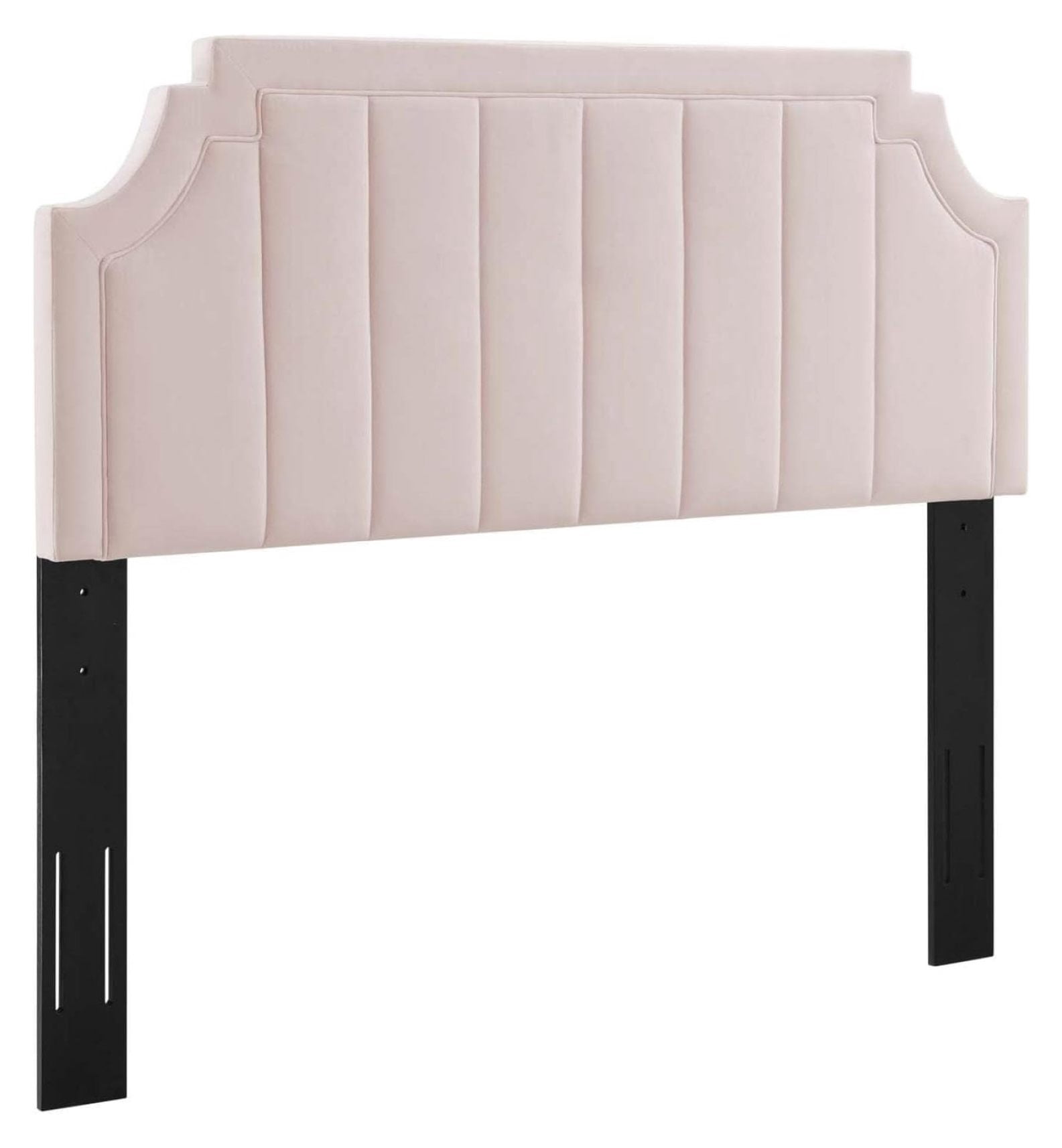 Exlonjet Alyona Channel Tufted Performance Velvet Headboard, Full/Queen ...
