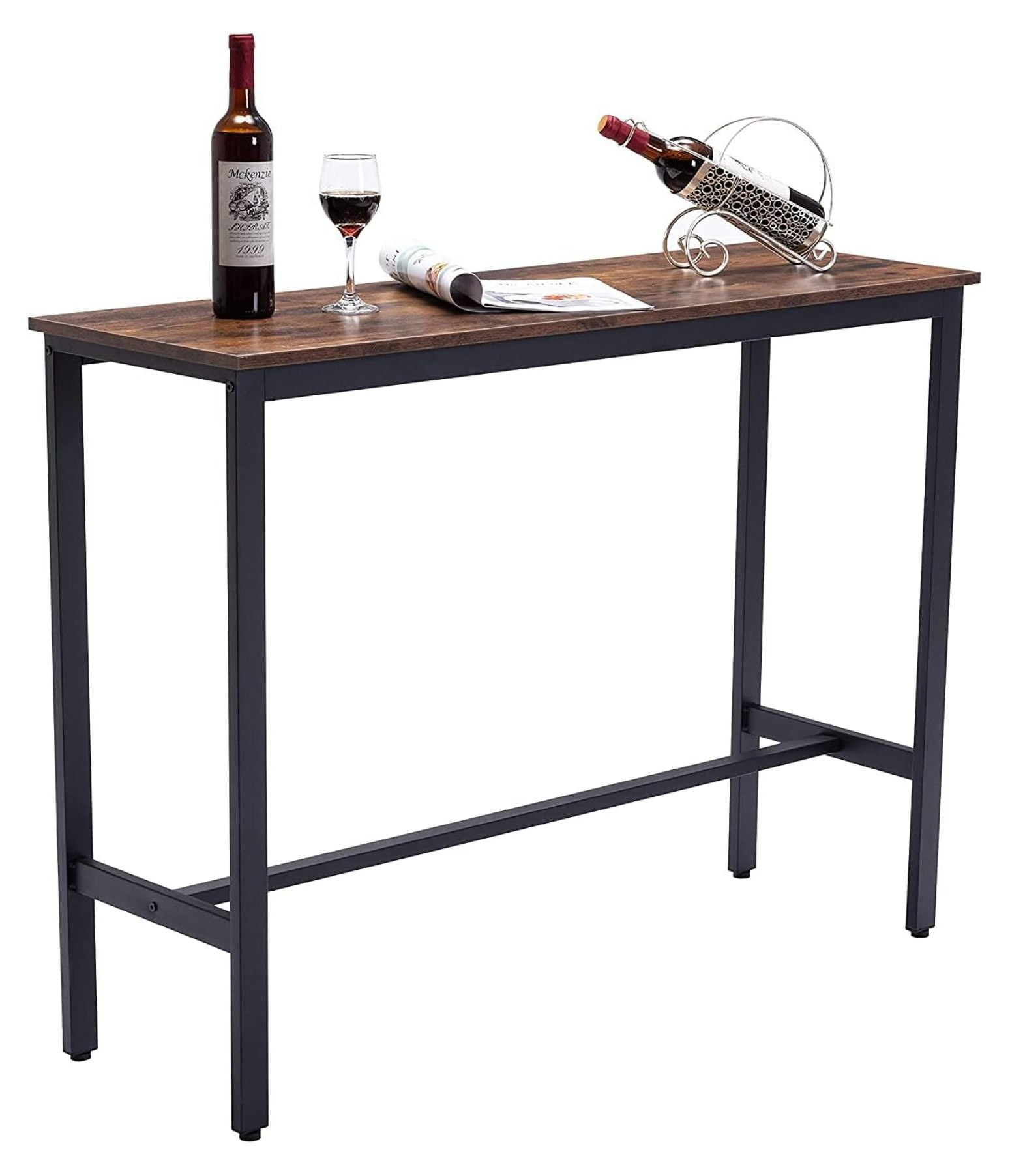 Exlonjet Bar Table, 40” Bar Table Table, Industrial Bar Tables for ...