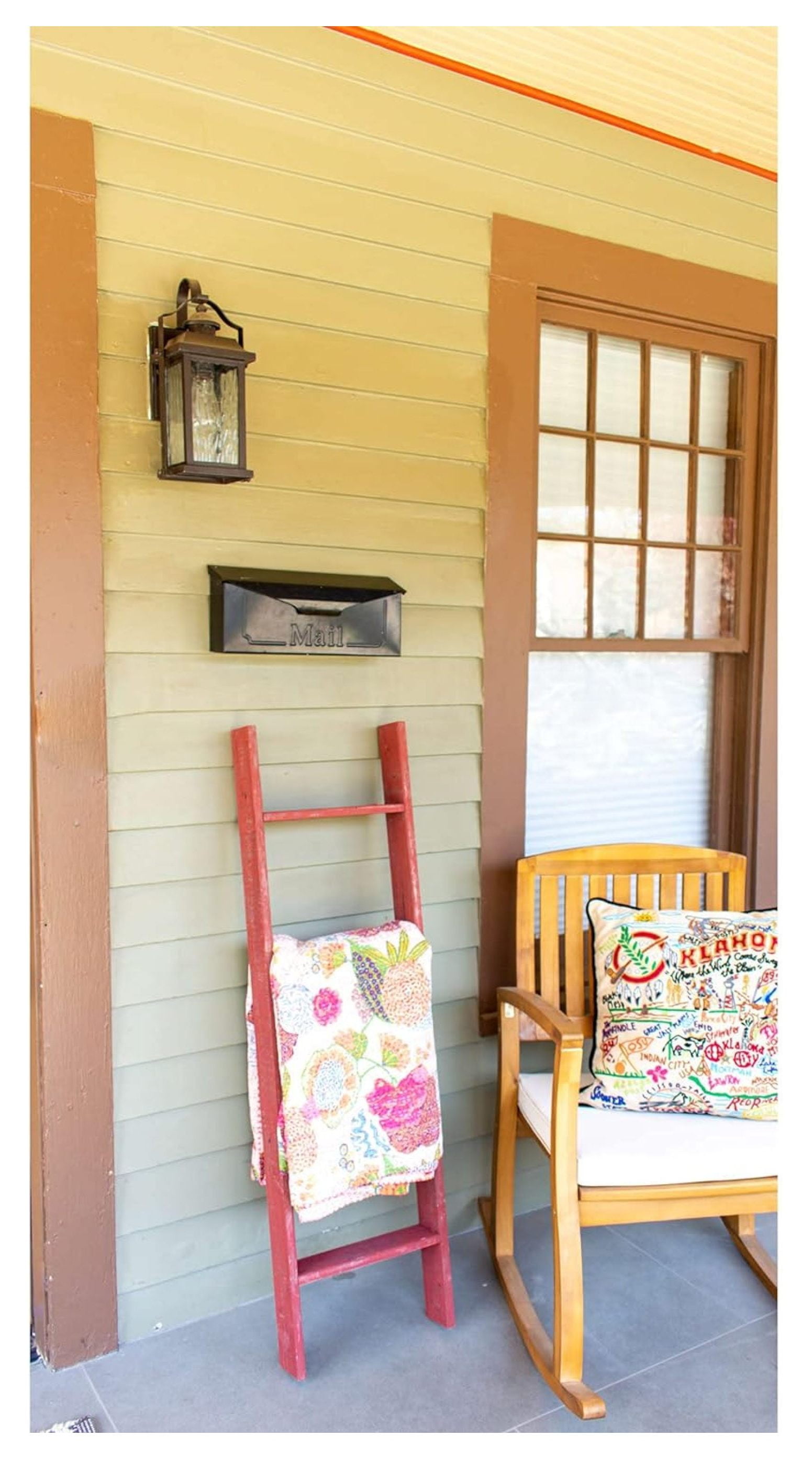 Exlonjet Blanket Ladder 4 Foot Fully Assembled | Inch Rustic Reclaimed ...