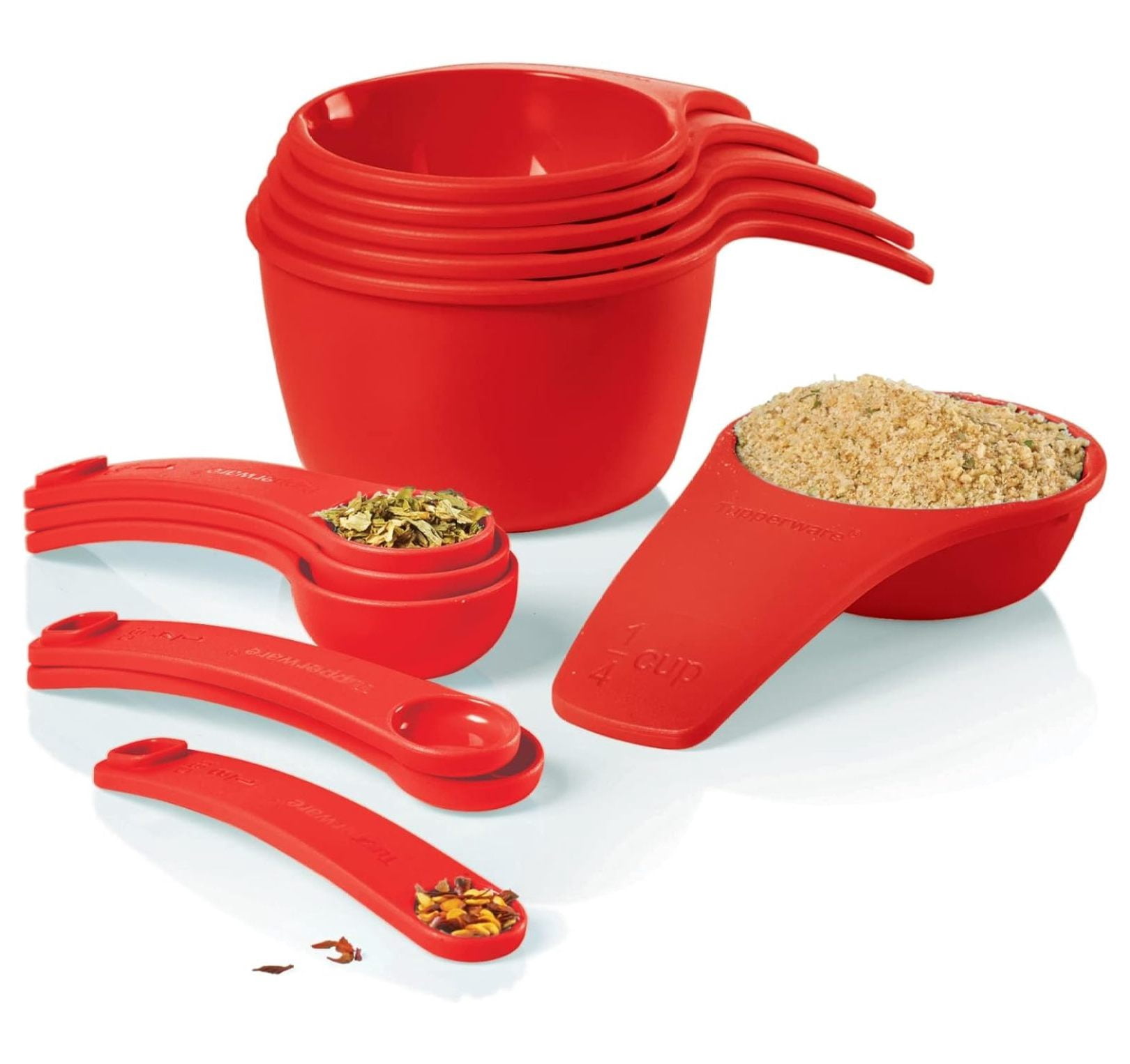 Exlonjet Brand Measuring Mates Set - 6 Measuring Cups + 6 Spoons ...