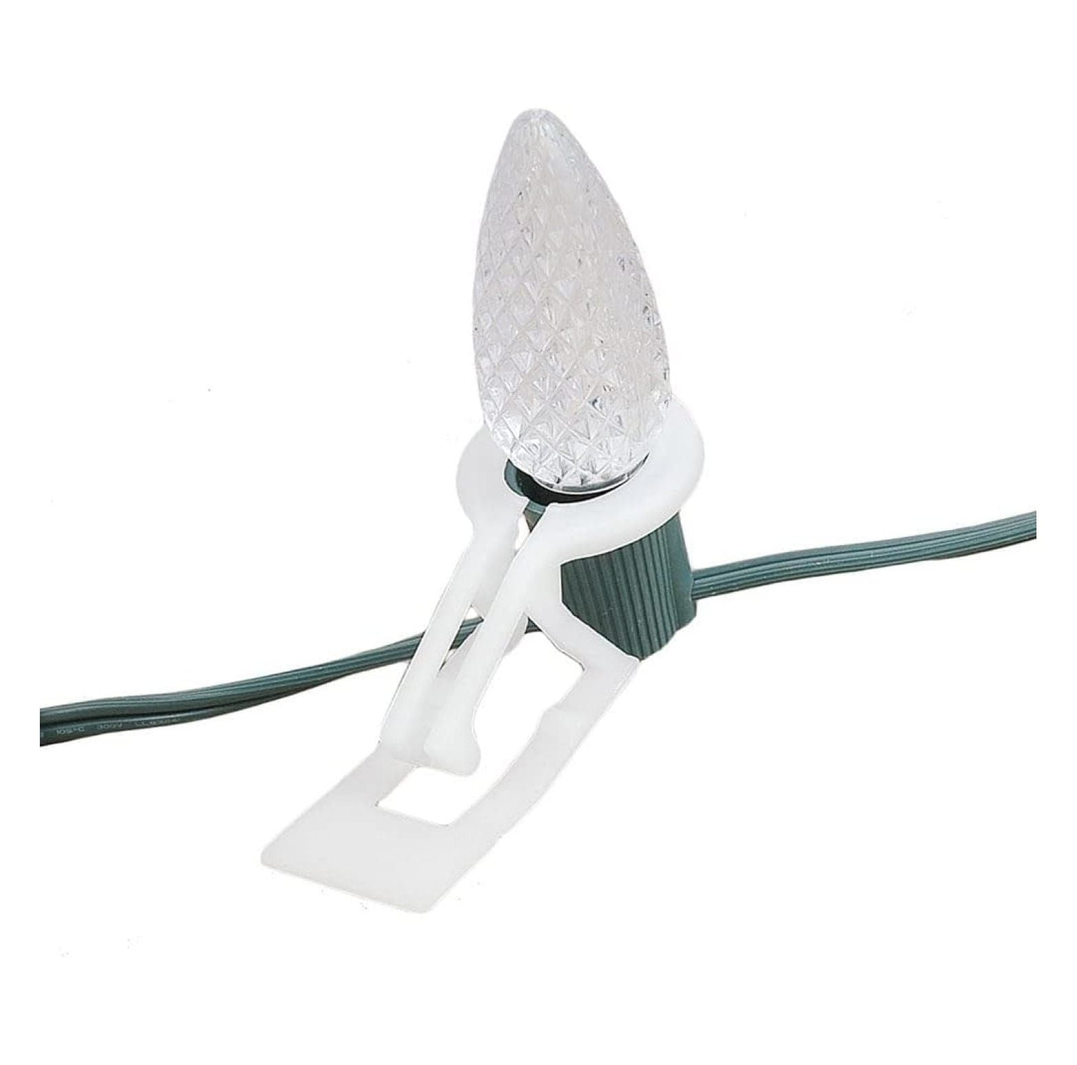 Exlonjet C9 Tuff Christmas Light Clips, Mount on Roofline Gutters ...