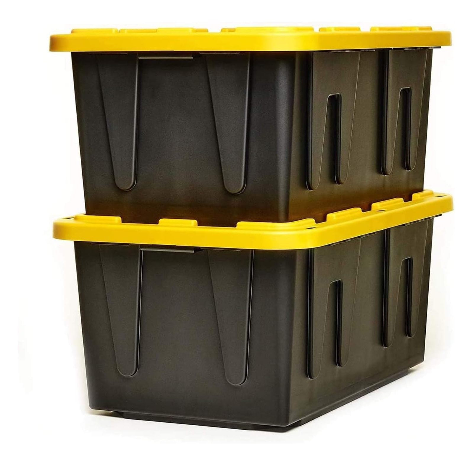 Exlonjet Durabit 27 Gallon Stackable Home Storage Container Bins Heavy ...