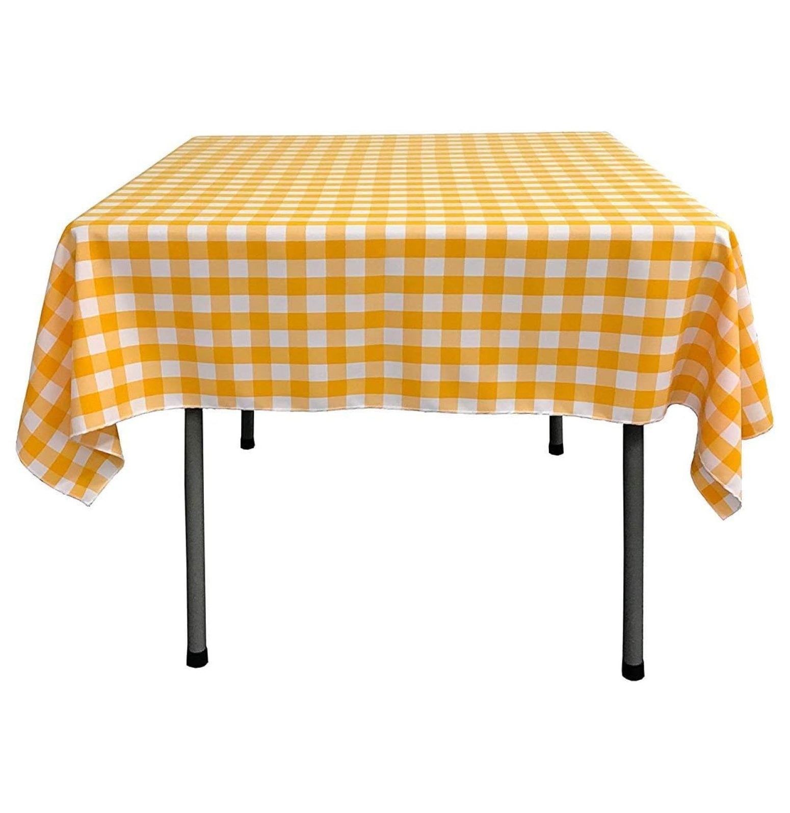 Exlonjet Fabric & Foam Inc 42" by 42" Square Checkered Gingham Plaid ...