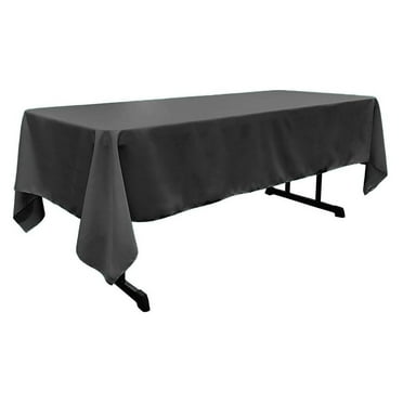 Ultimate Textile (2 Pack) 60 x 84-Inch Oval Polyester Linen Tablecloth ...