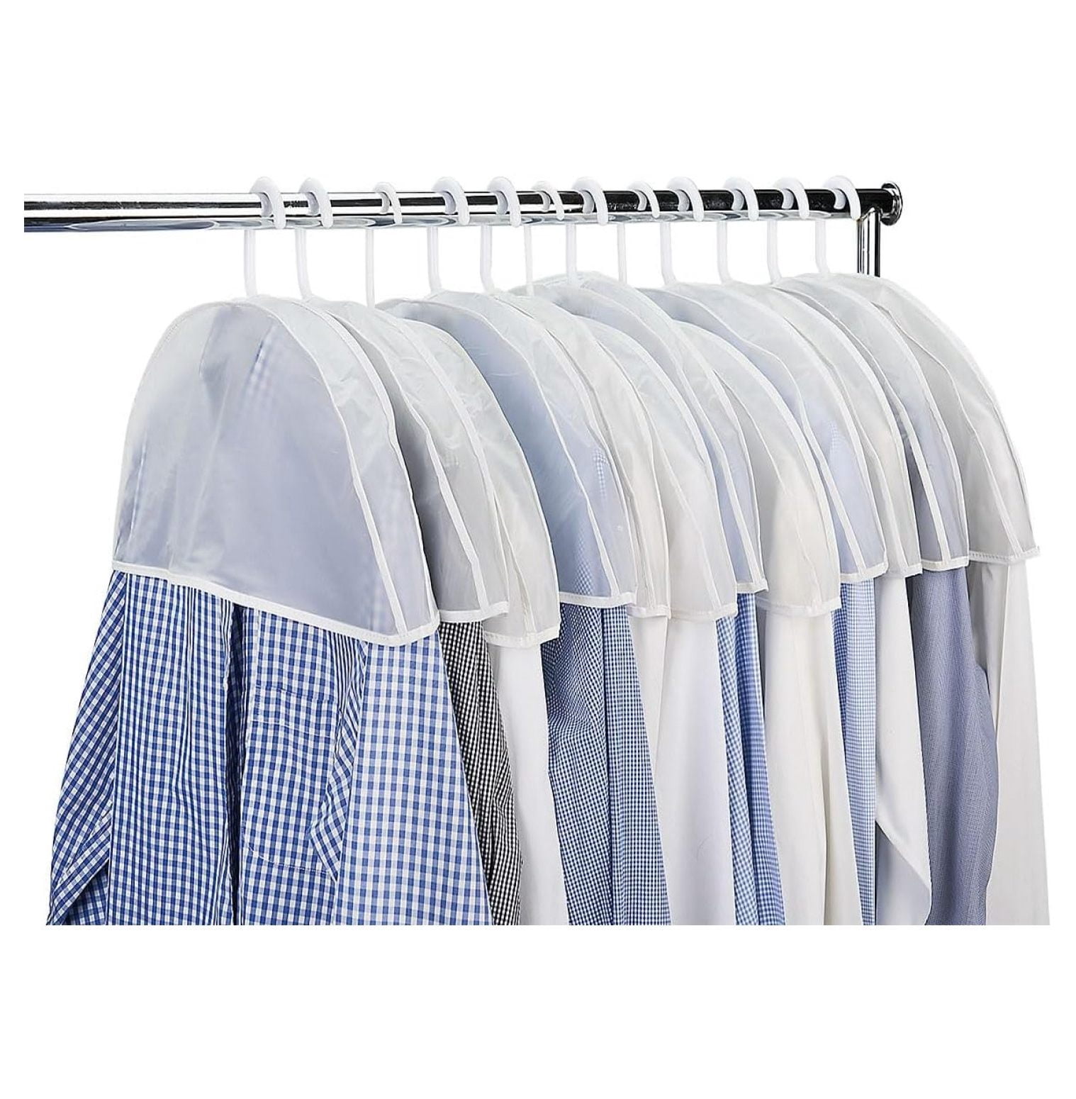 Exlonjet Frosted Vinyl Coat, Suit Shirt & Dress Shoulder Covers ...