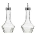 Exlonjet Glass Martini Shaker 2 Pack Glass Bitters Bottle Glass ...