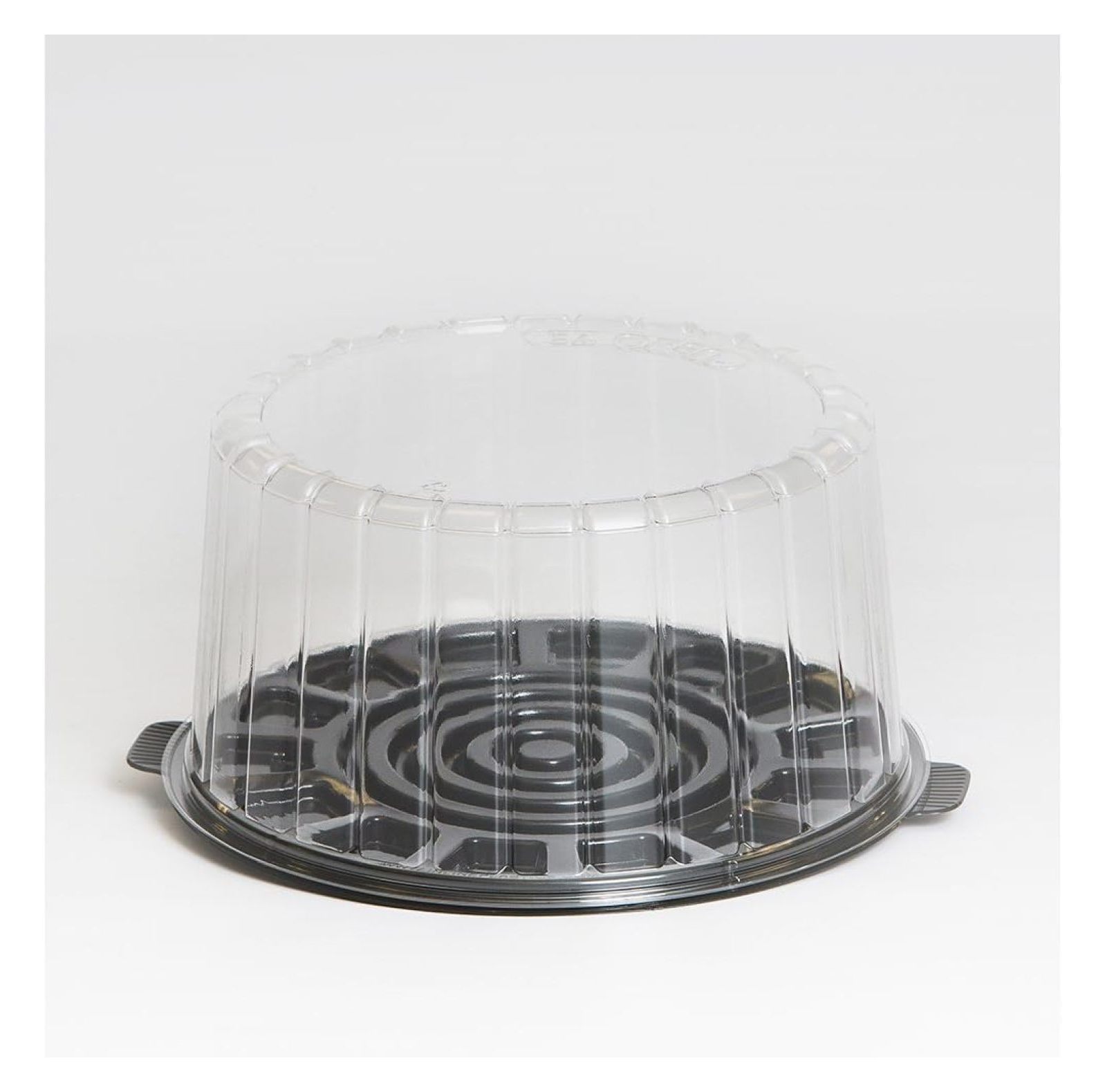Exlonjet Plastics EZ Open Clear, Double Layer 9 Inch Cake Container ...