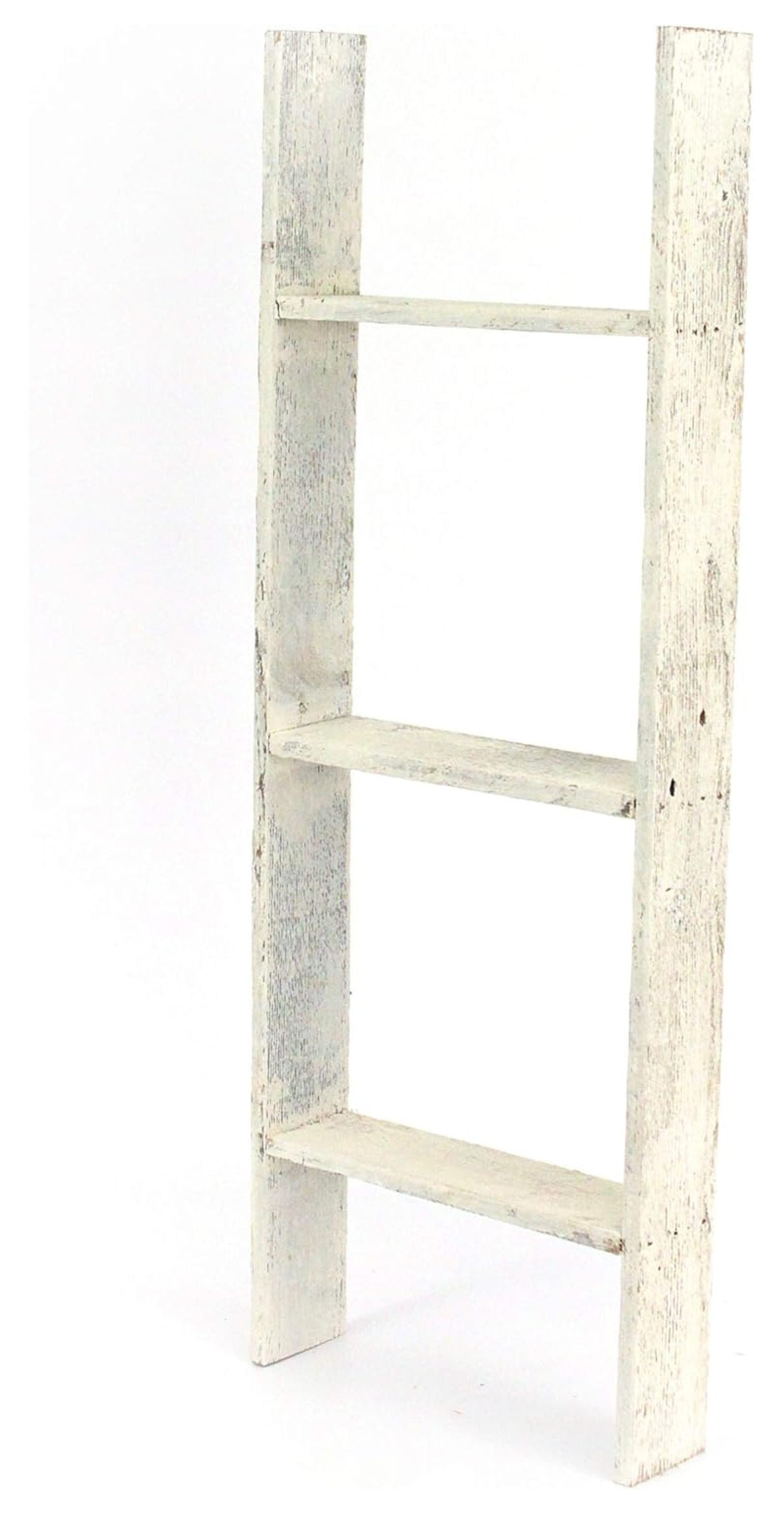 Exlonjet Rustic Farmhouse Decorative Ladder - Our 3ft Ladder can be ...