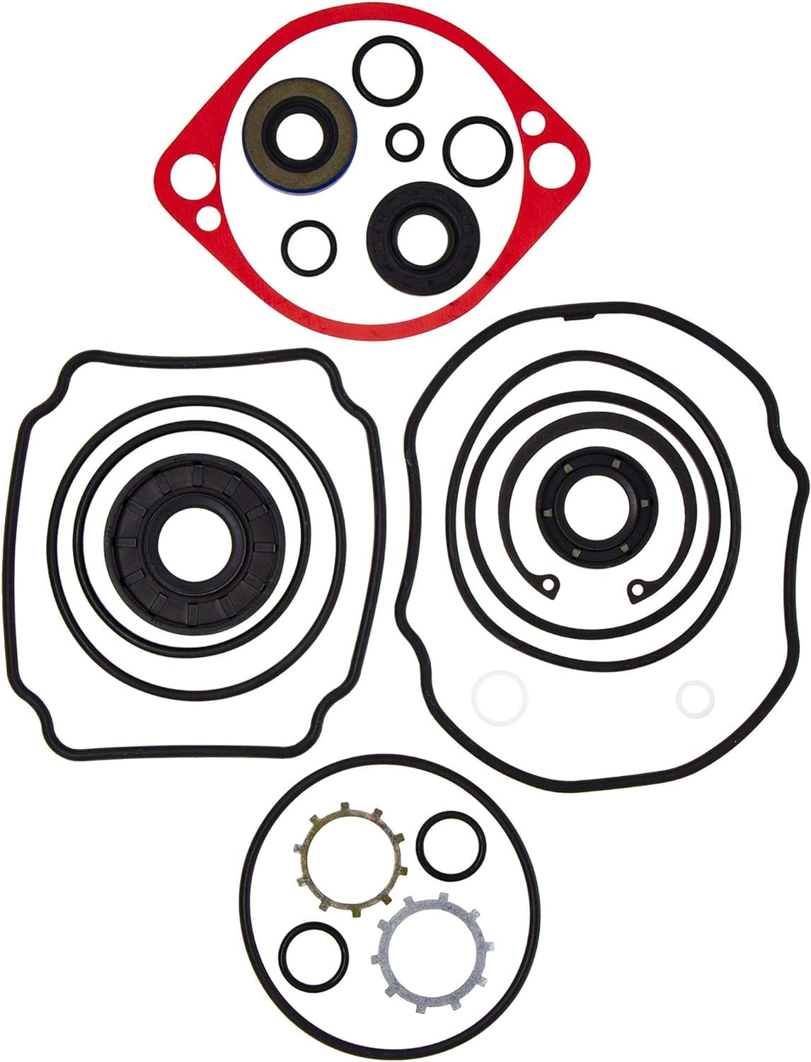 Exmark 105-6184 Overhaul Seal Kit Lazer Z AC AS CT HP LC Turf Tracer ...