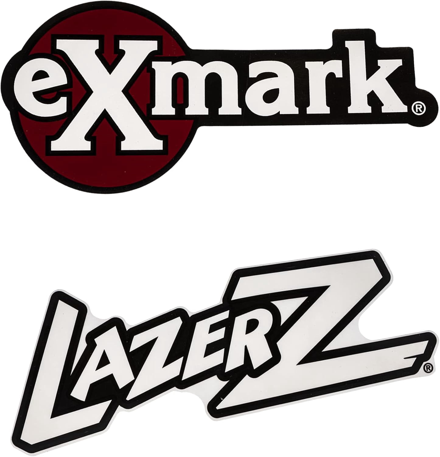 Exmark Logo Lazer Z Decal Kit UltraVac Lazer Z AS AC E S X Z Series 103 ...