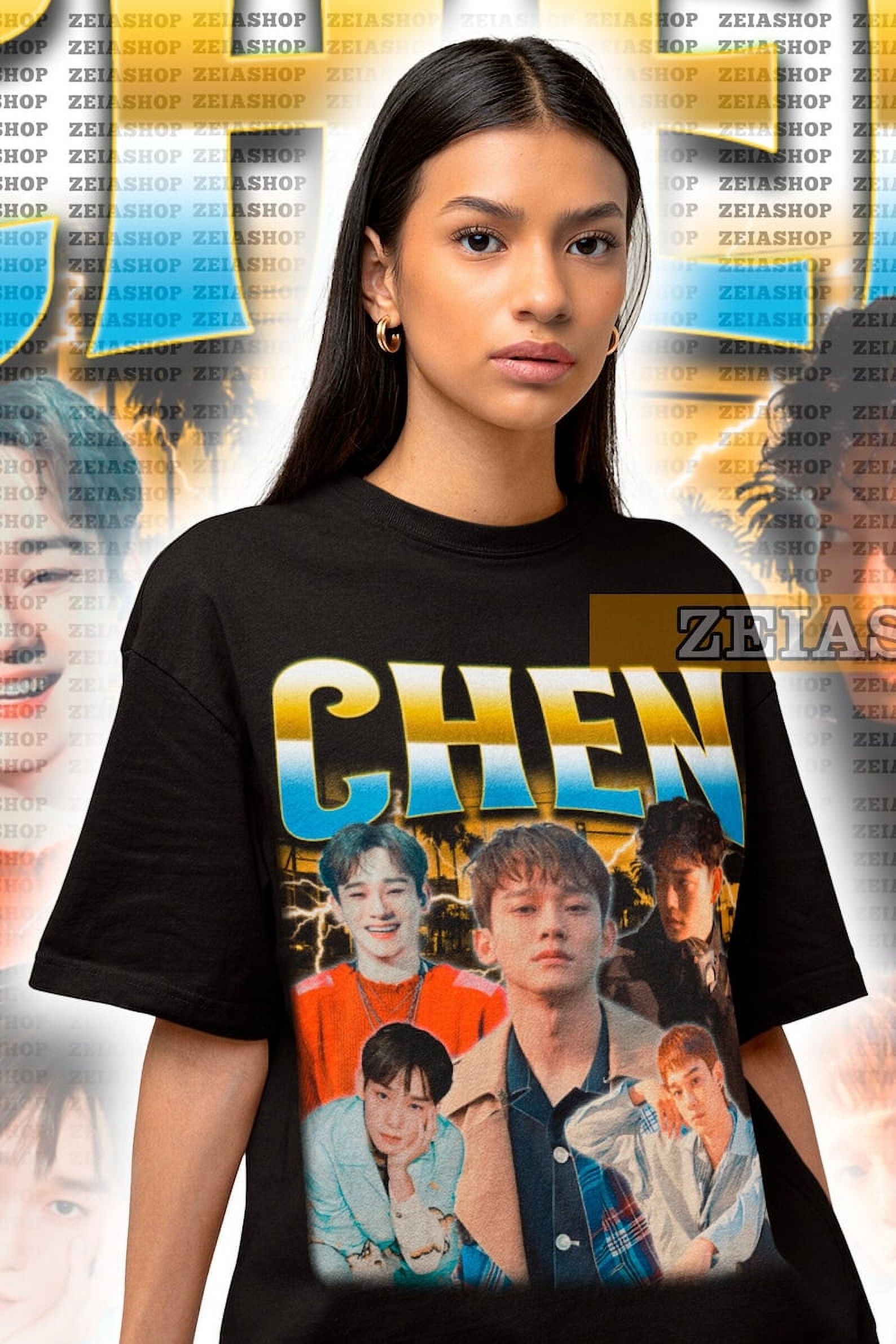 Exo Chen Retro 90s Tee, Exo Chen Retro Shirt, Kpop Gift her or him ...
