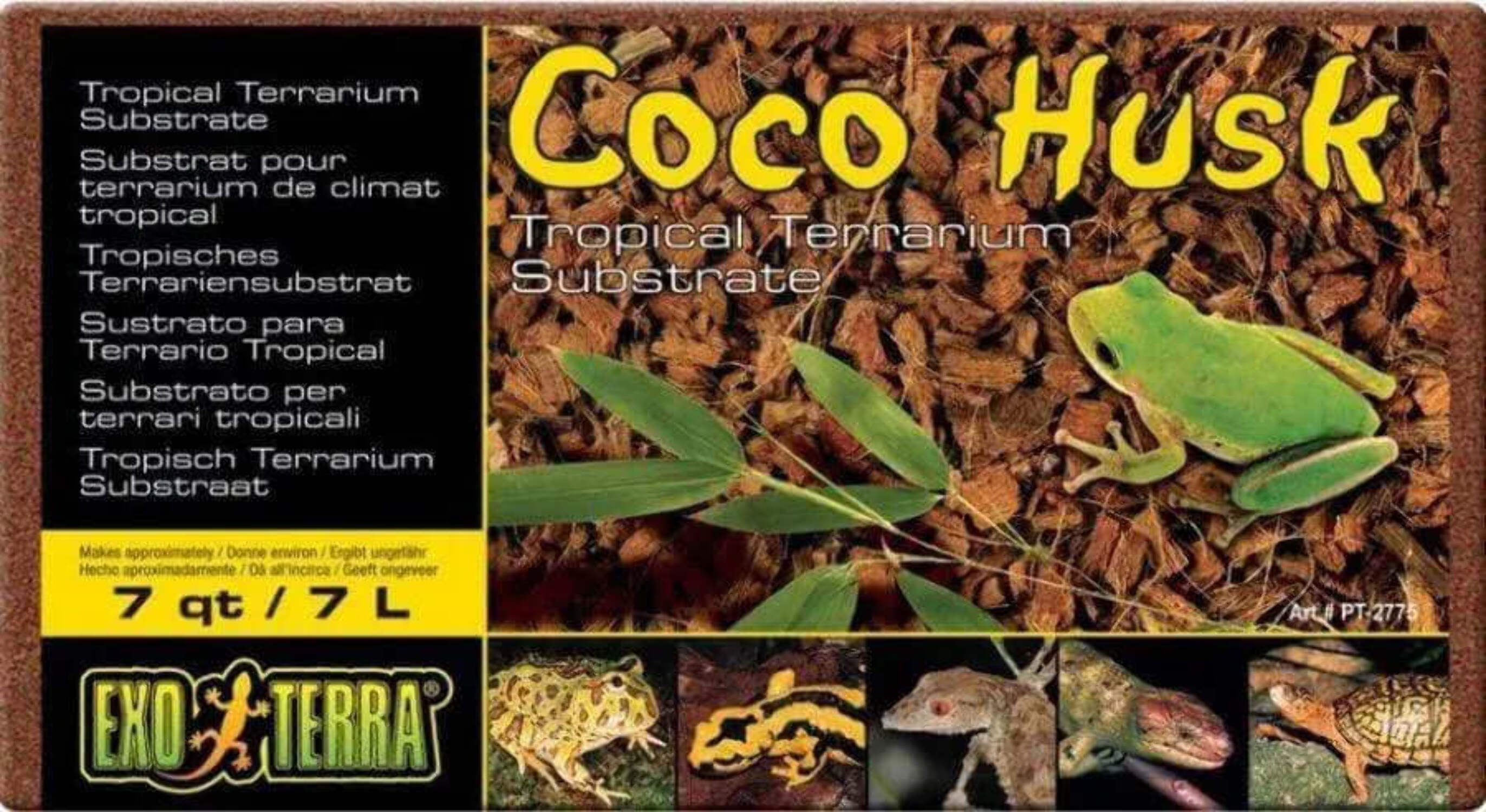 Exo Terra Coco Husk Brick Tropical Terrarium Reptile Substrate ...