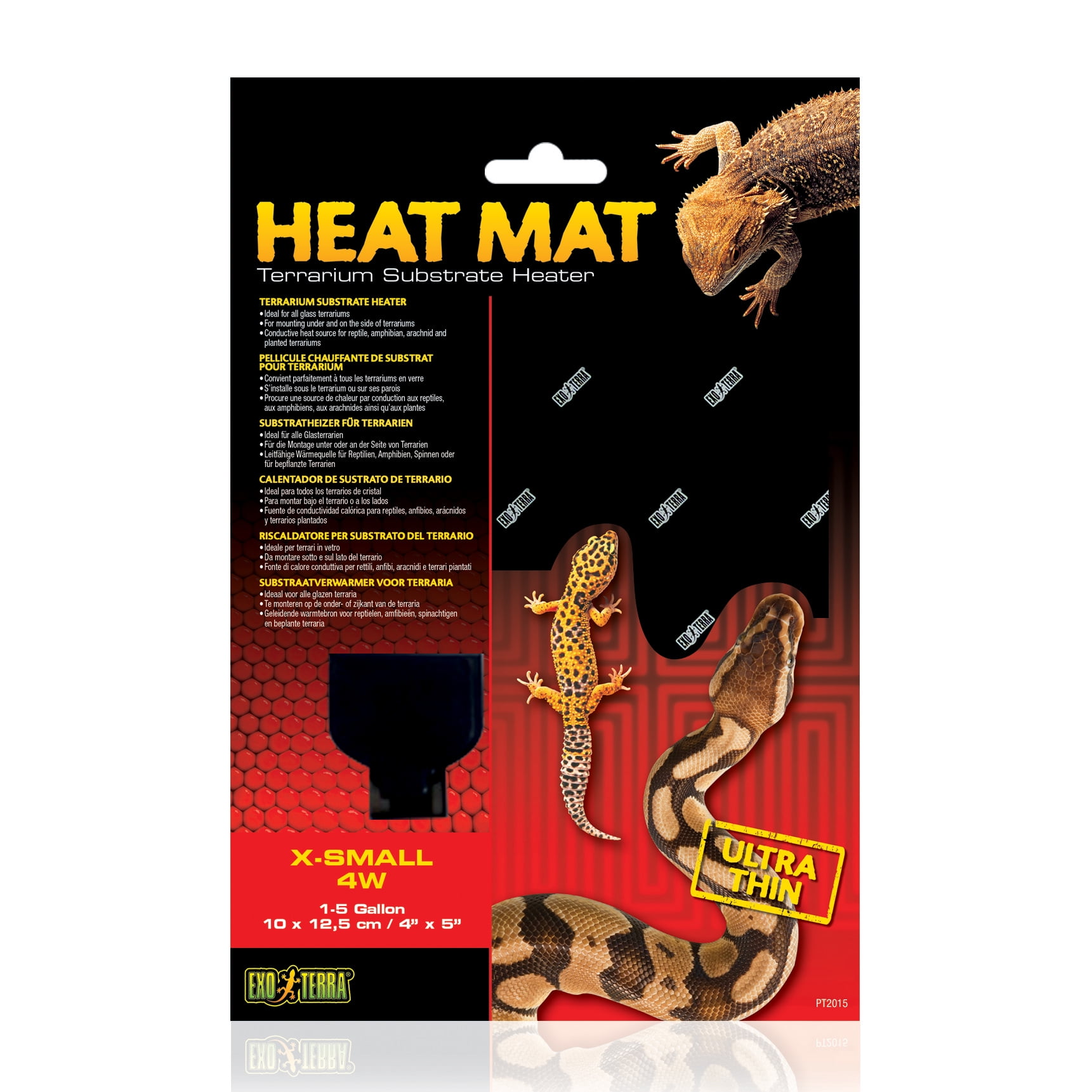 Exo Terra Heat Mat 4W Terrarium Substrate Heater - Walmart.com