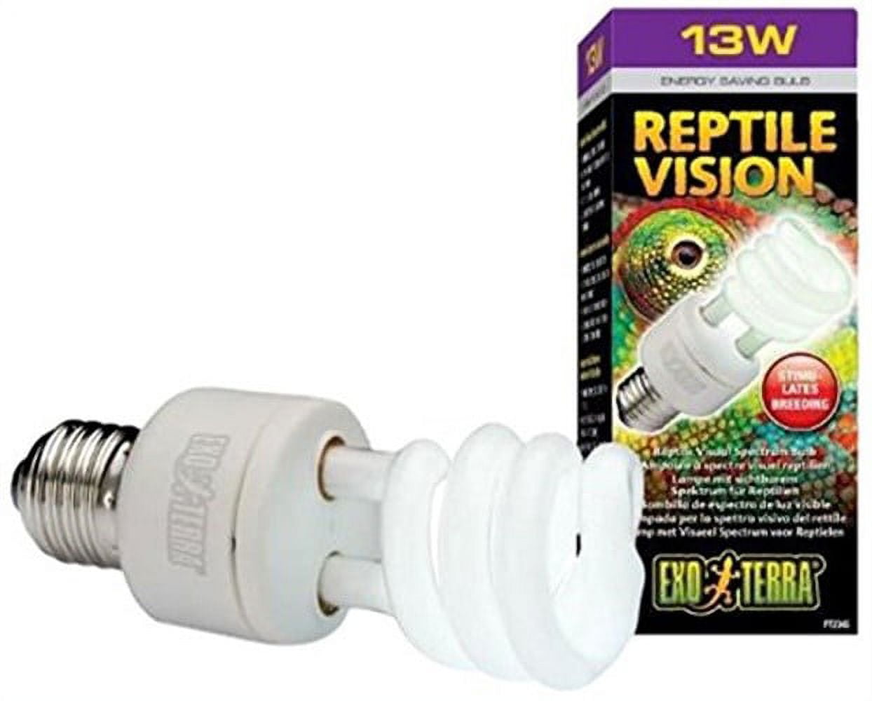 Exo Terra Reptile Vision Compact Fluorescent Lamp, 13-watt - Walmart.com