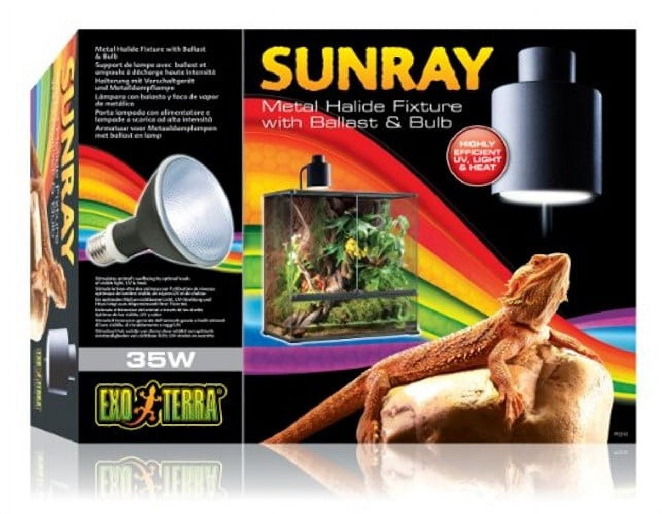Exo Terra Sunray Light Fixture 35w - Walmart.com