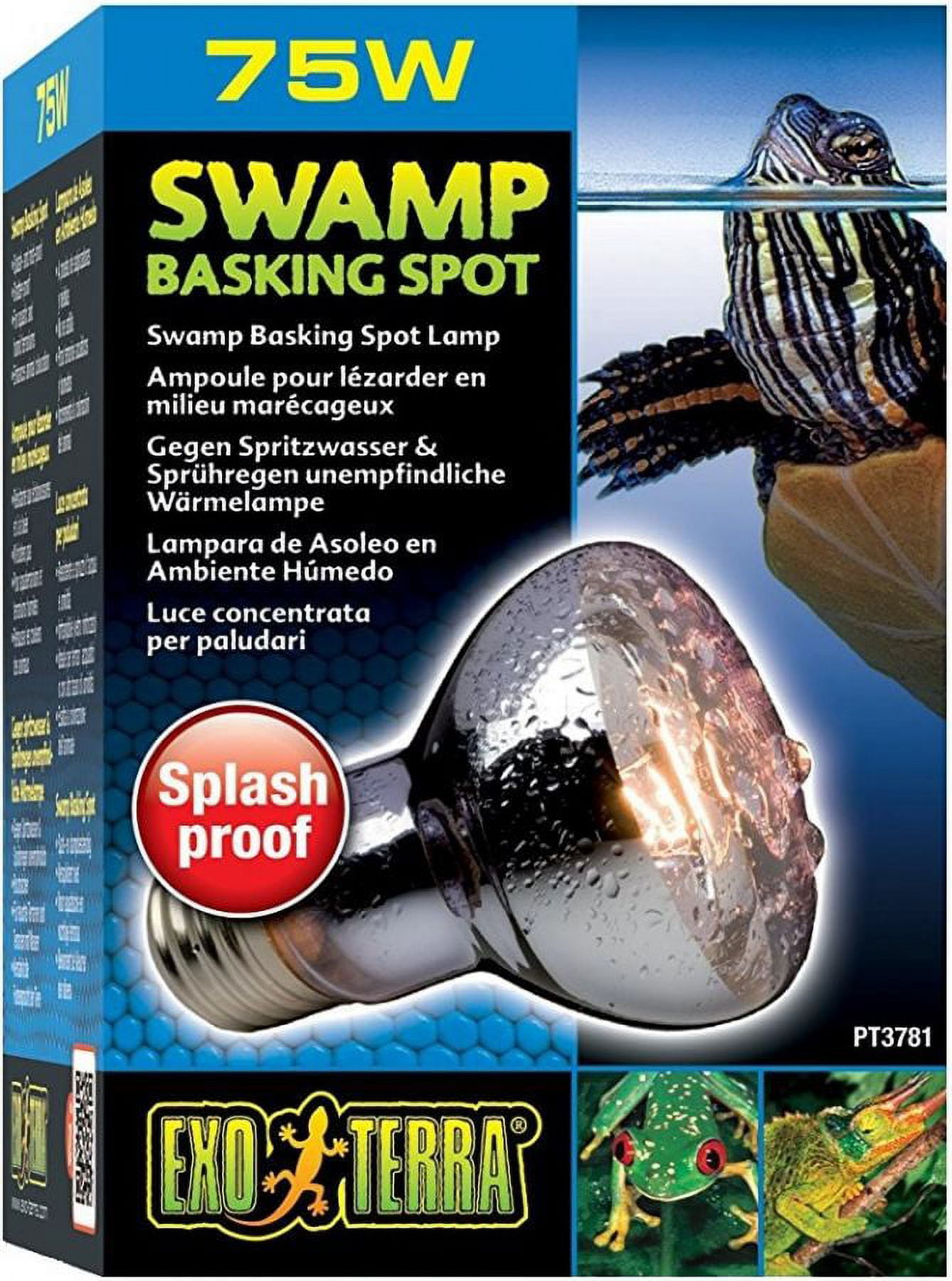 Exo Terra Swamp Basking Spot Lamp 75 Watt - Walmart.com