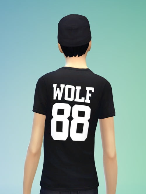 Exo Wolf 88 T-Shirt For Sims 4 Shirt, Size 4Xl, Tee Black New - Walmart.com