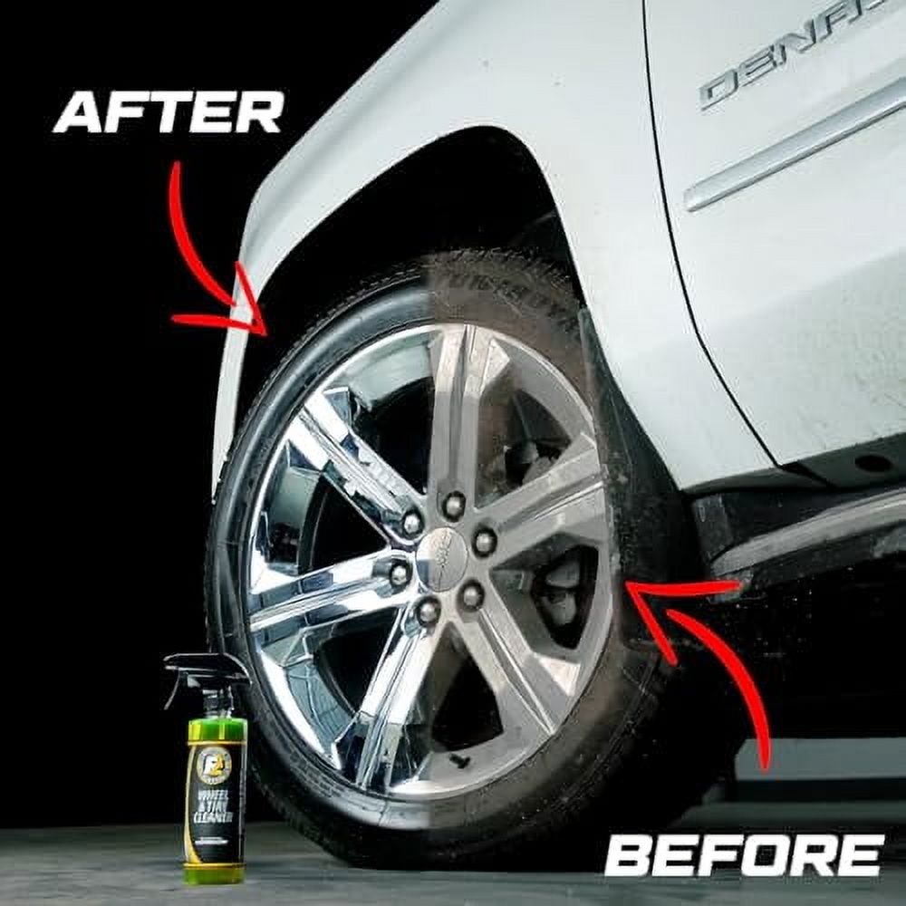 ExoForma Wheel & Tire Cleaner - Removes Built-Up Brake Dust, Dirt ...
