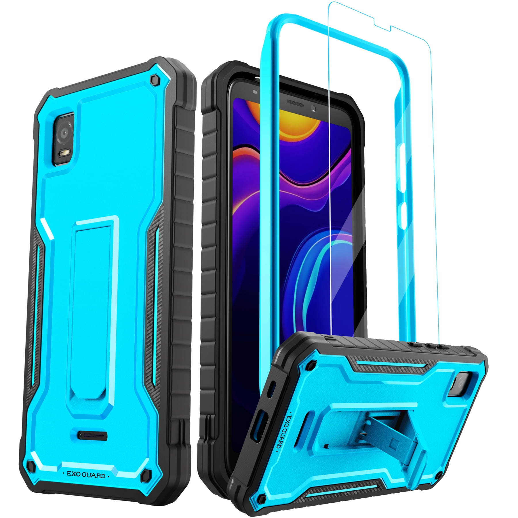 ExoGuard For Cricket Vision Plus Case, Phone Case with Screen Protector ...