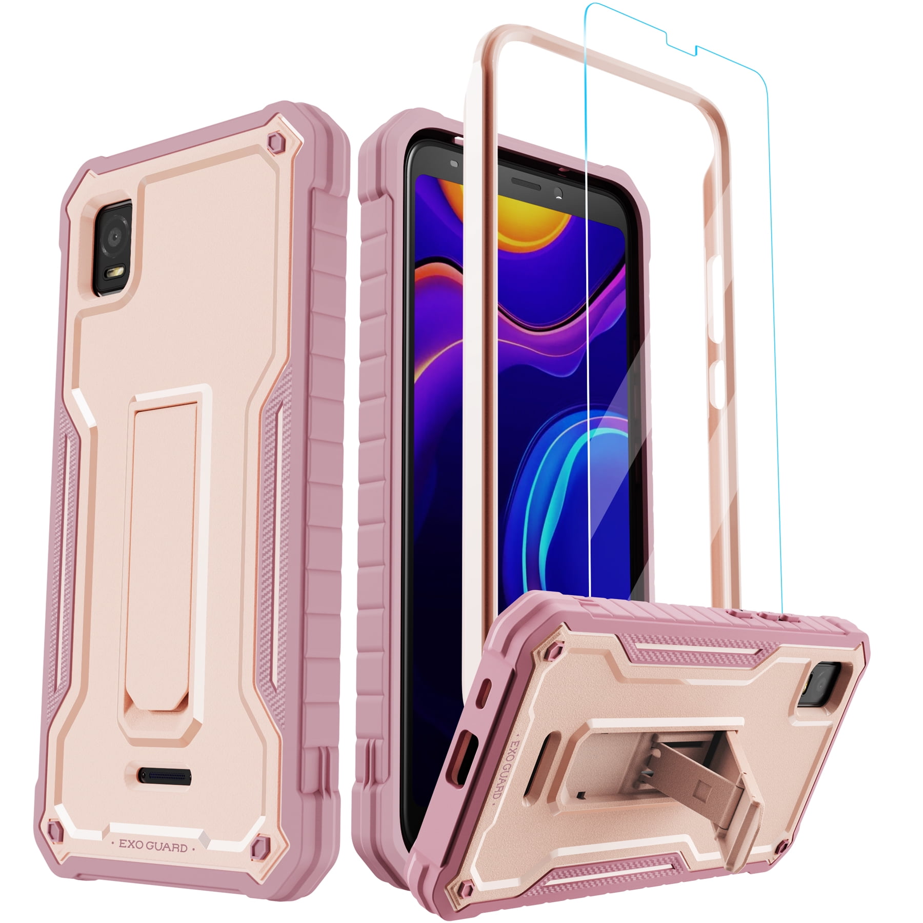 ExoGuard For Cricket Vision Plus Case, Phone Case with Screen Protector ...