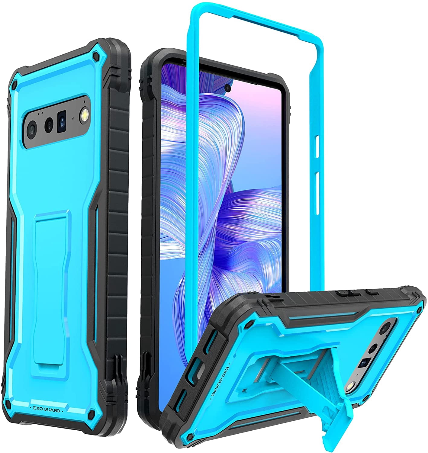 ExoGuard For Google Pixel 6 Pro Case, Rubber Shockproof Full-Body Phone ...