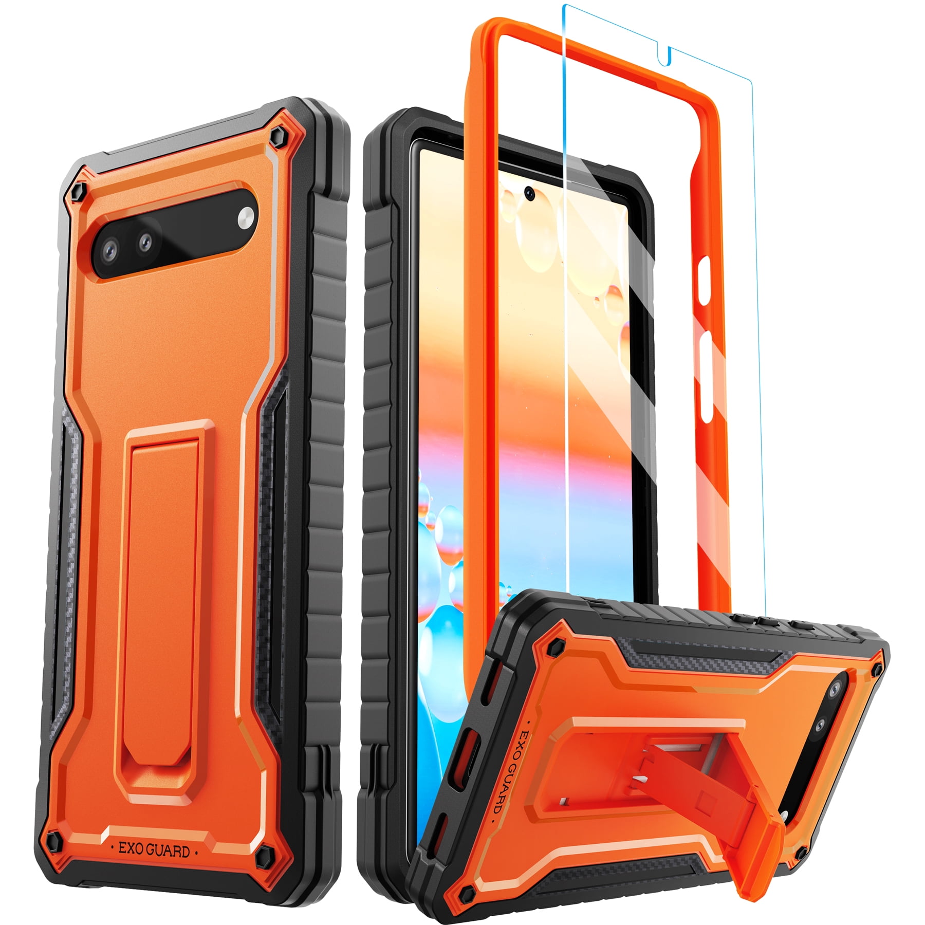 ExoGuard For Google Pixel 6A Case, Phone Case with Screen Protector and ...