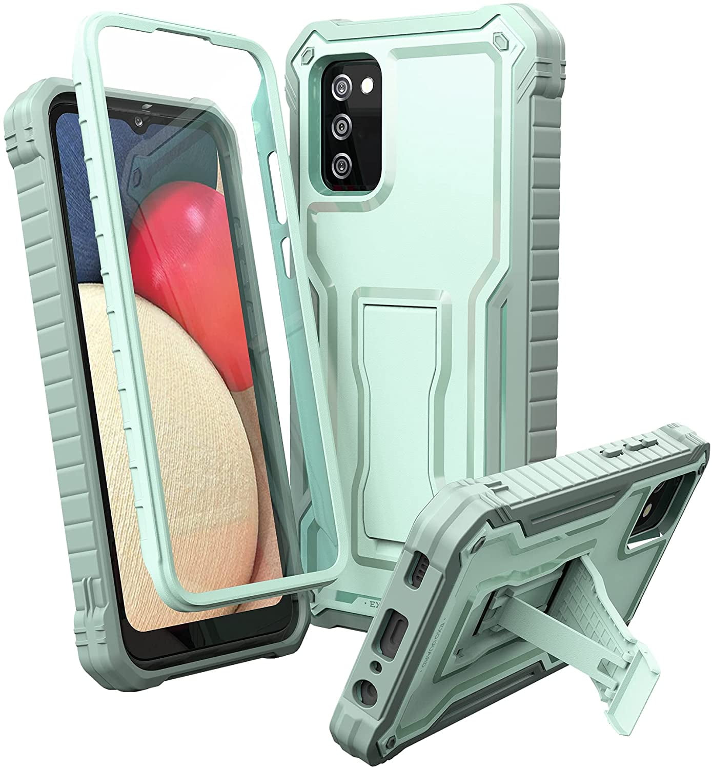 ExoGuard For Samsung Galaxy A02S Case, Phone Case with Screen Protector ...