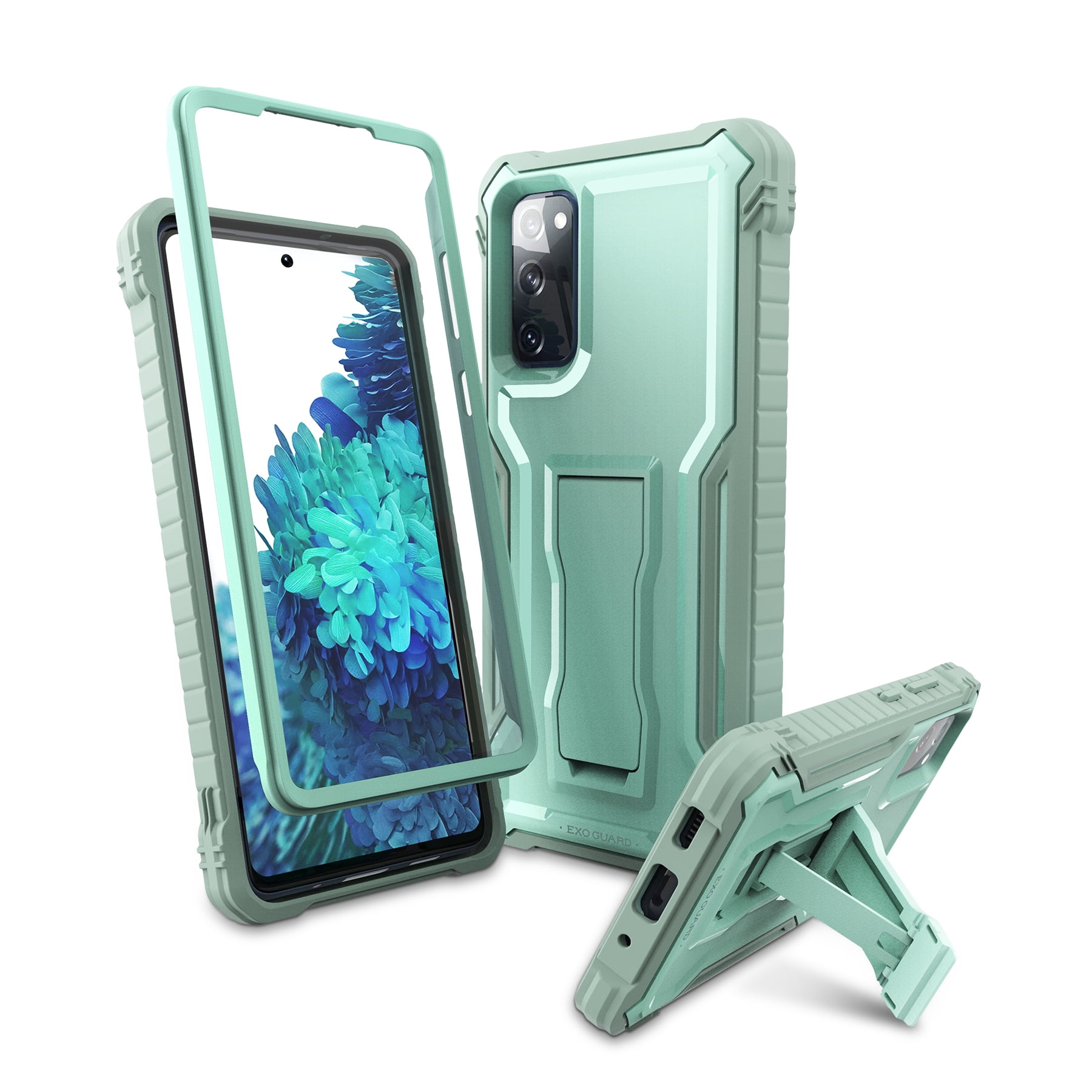 ExoGuard, Shockproof Full-Body Case for Samsung Galaxy S20 FE 5G, Green ...