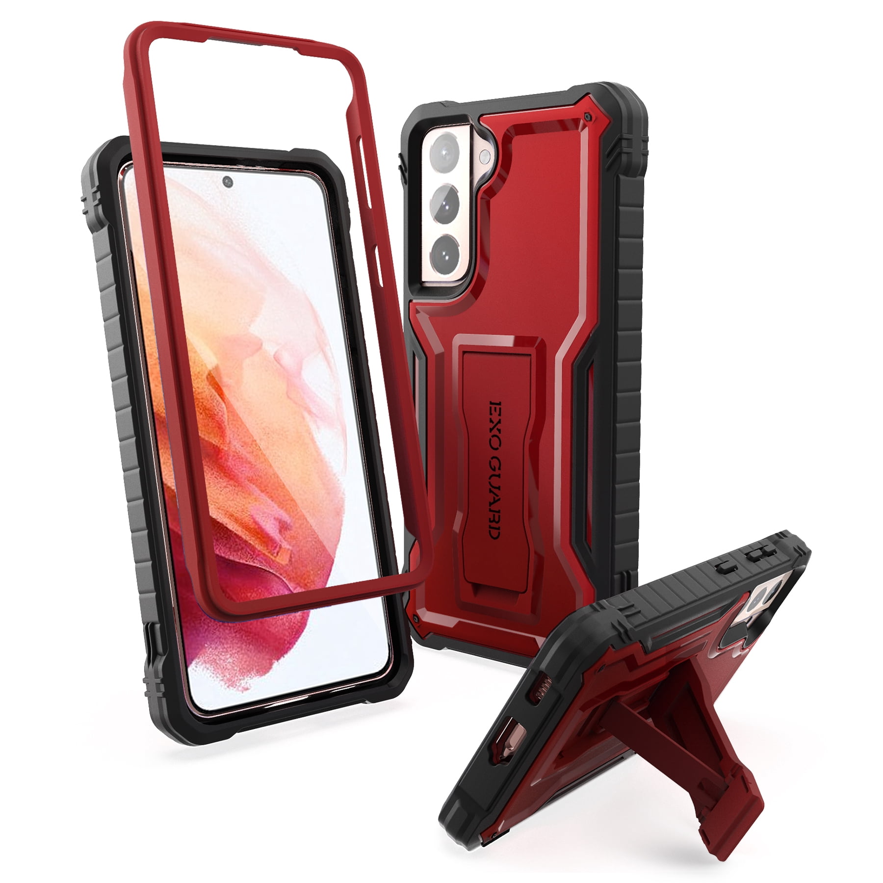 ExoGuard Samsung Galaxy S21 5G Case, Full-Body, Kickstand, Anti-Impact ...