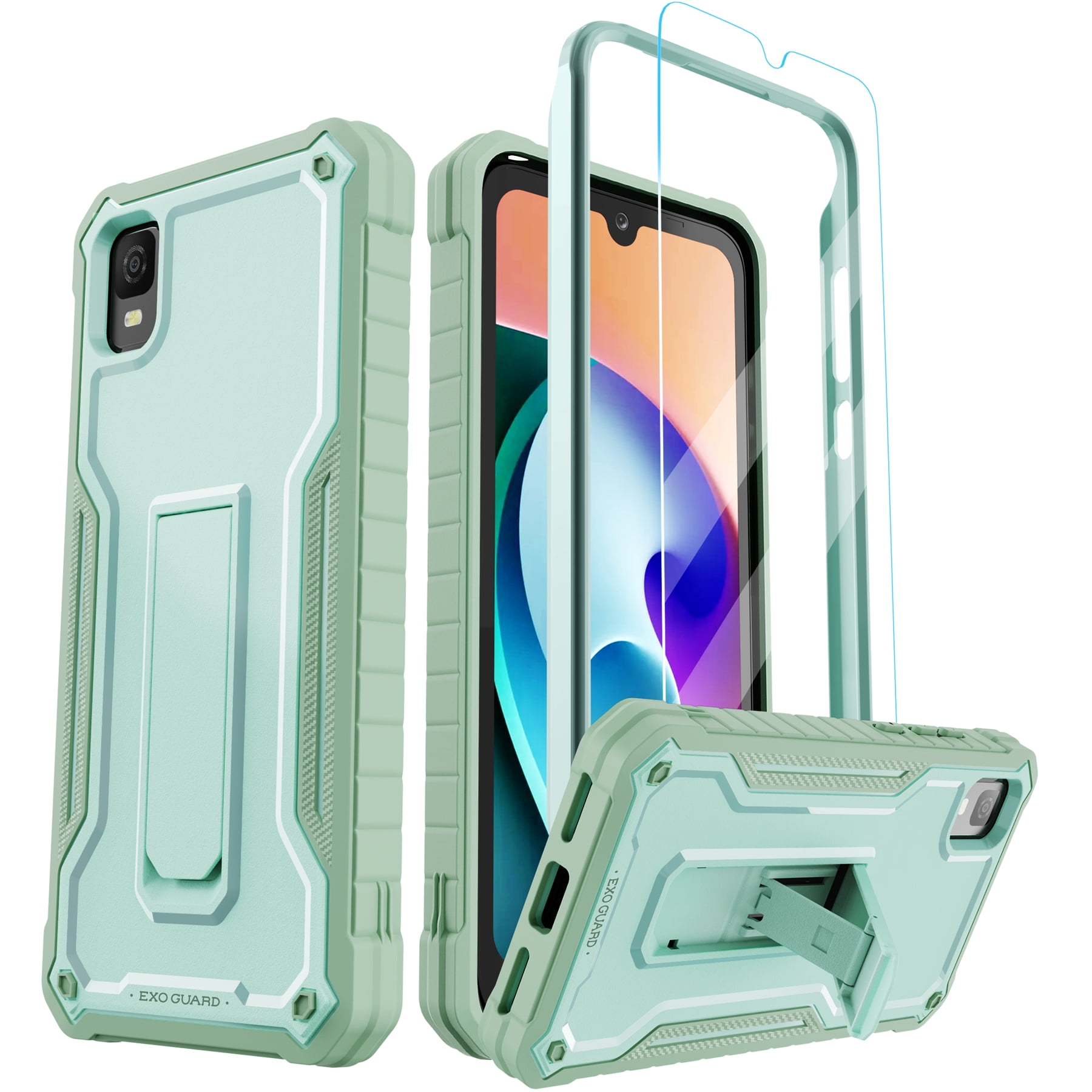 ExoGuard For TCL 30Z Case, TCL 30 LE Case, Phone Case with Screen ...