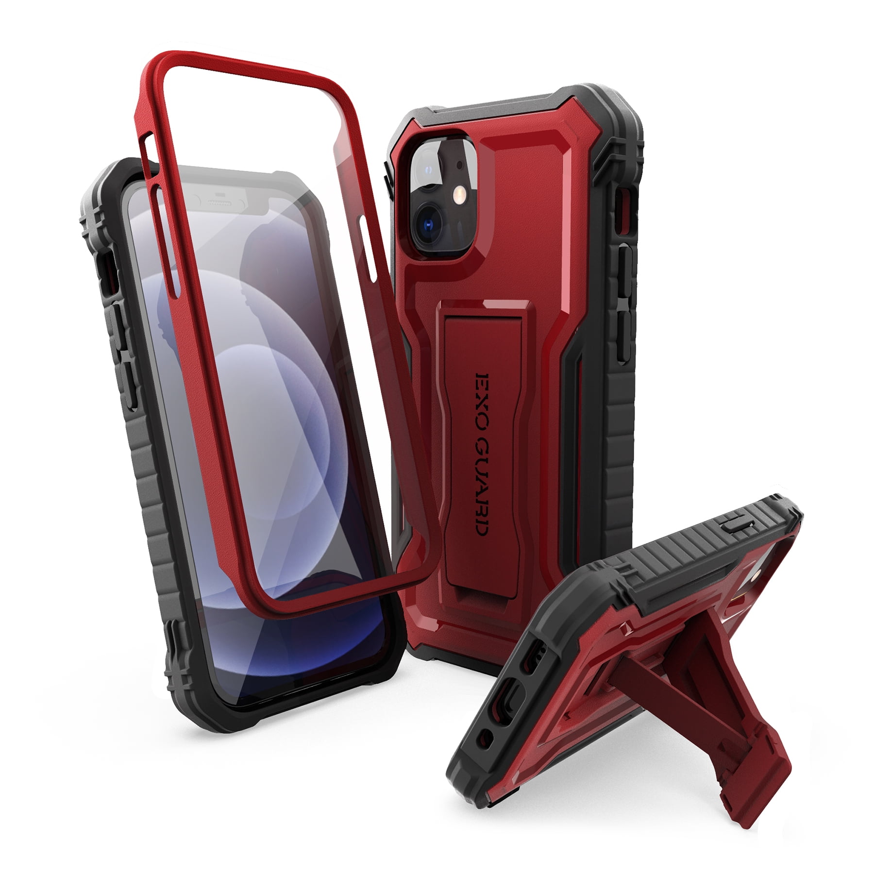 ExoGuard For iPhone 12 Mini Case, Phone Case with Screen Protector and ...