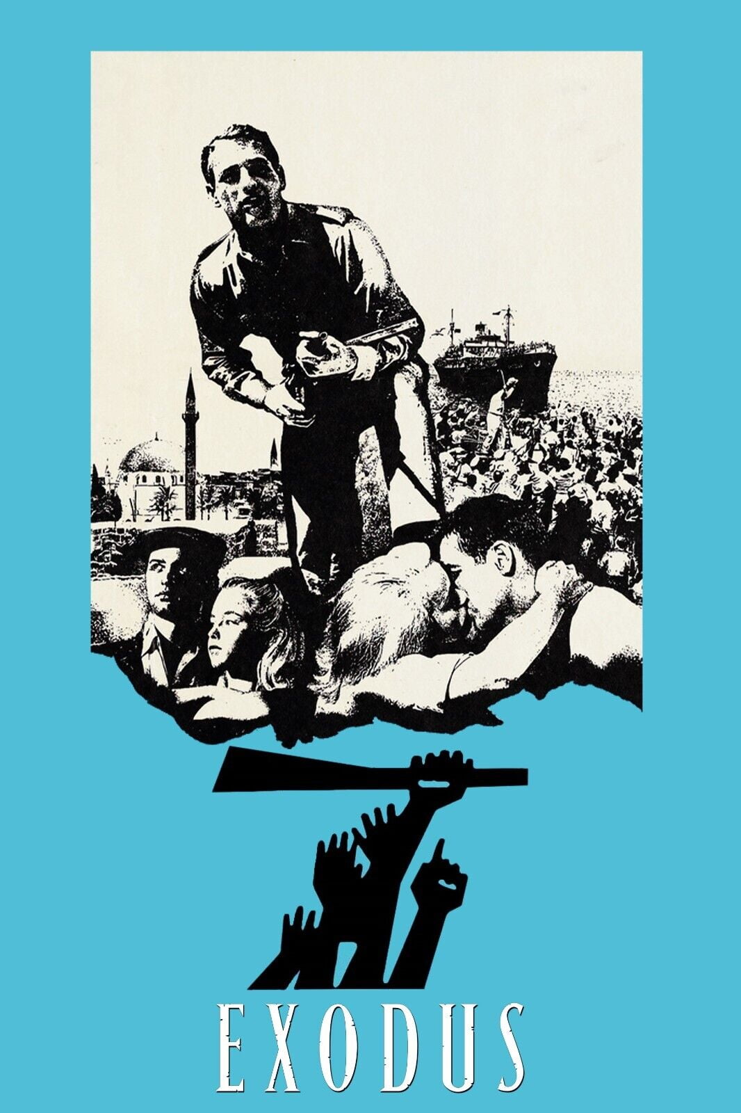 Exodus (1960) - Poster 24x36 - Epic Historical Drama - Walmart.com