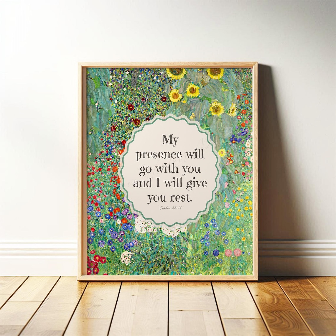 Exodus 33:14 "My Presence Will Go With You", Christian Wall Art ...
