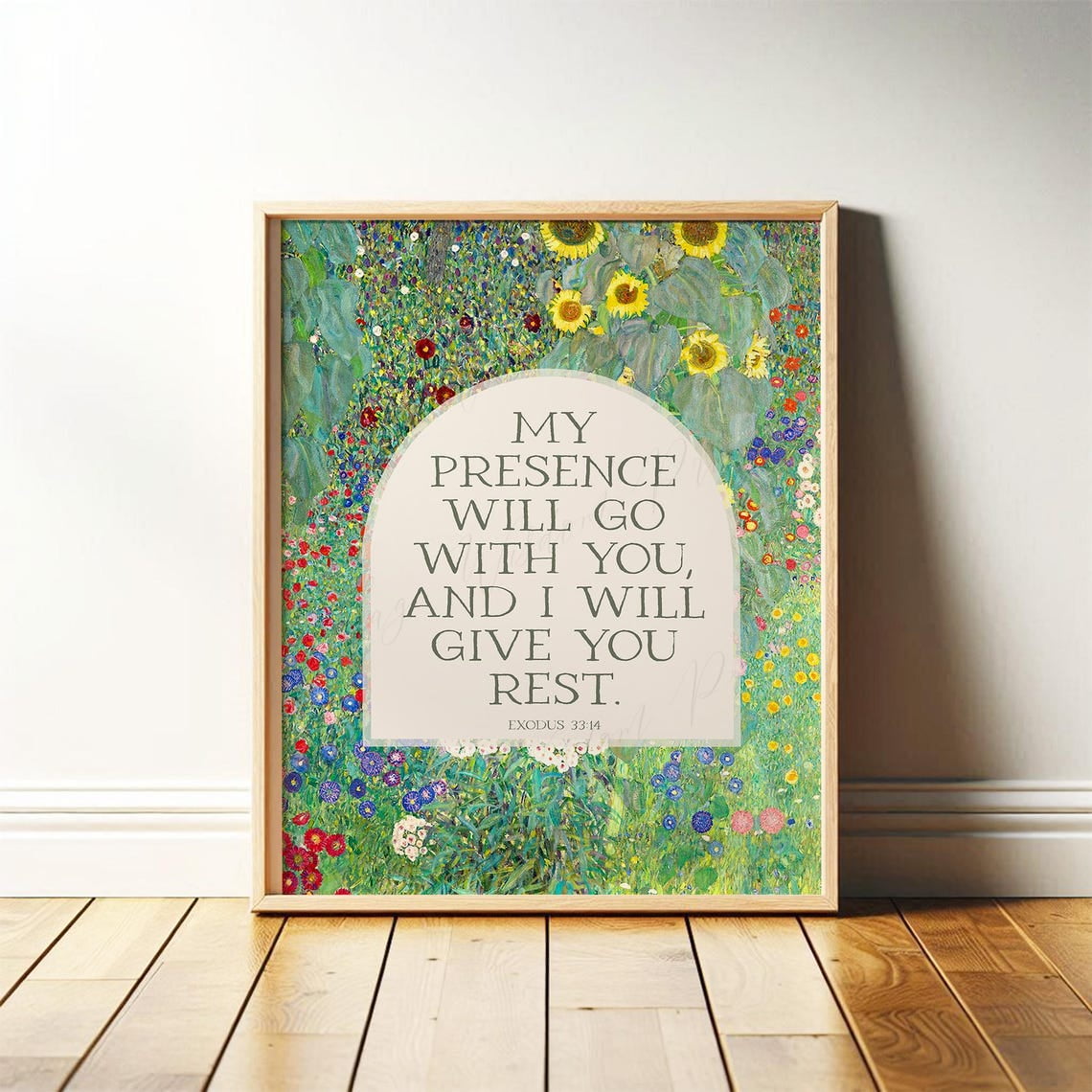 Exodus 33:14 "My Presence Will Go With You", Christian Wall Art ...