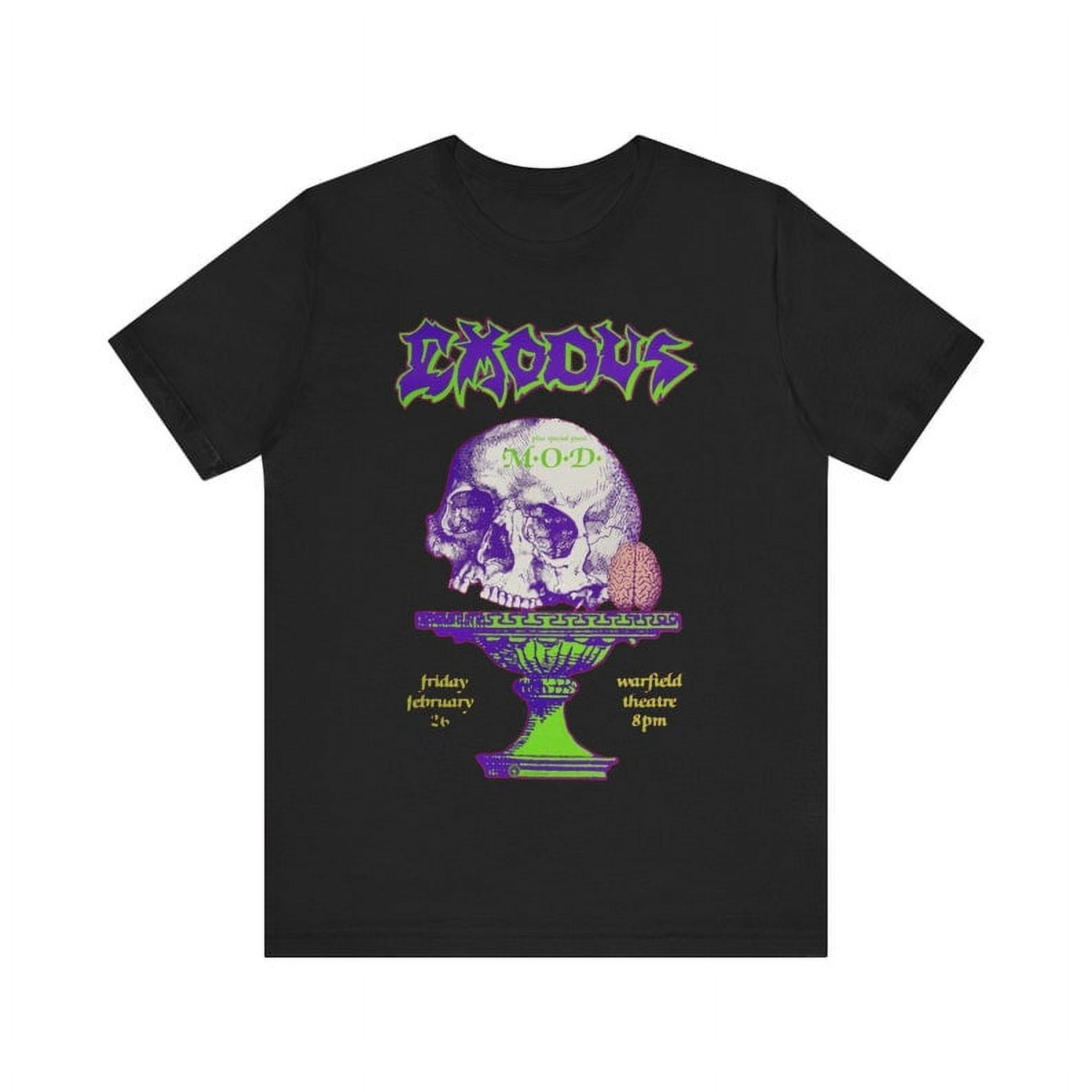 Exodus & M.O.D. Vintage Style Tour T-Shirt Band Shirt Thrash Merch ...