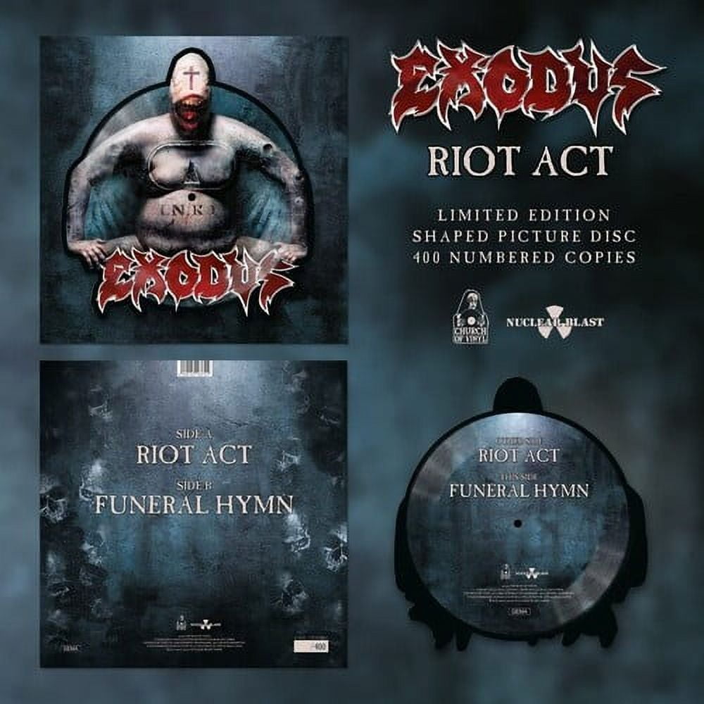 Exodus - Riot Act - Shaped Picture Disc - Music & Performance - Vinyl ...