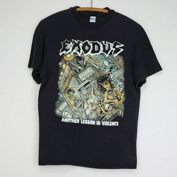 Exodus concert tour t shirt faith or fear bolt thrower benediction ...
