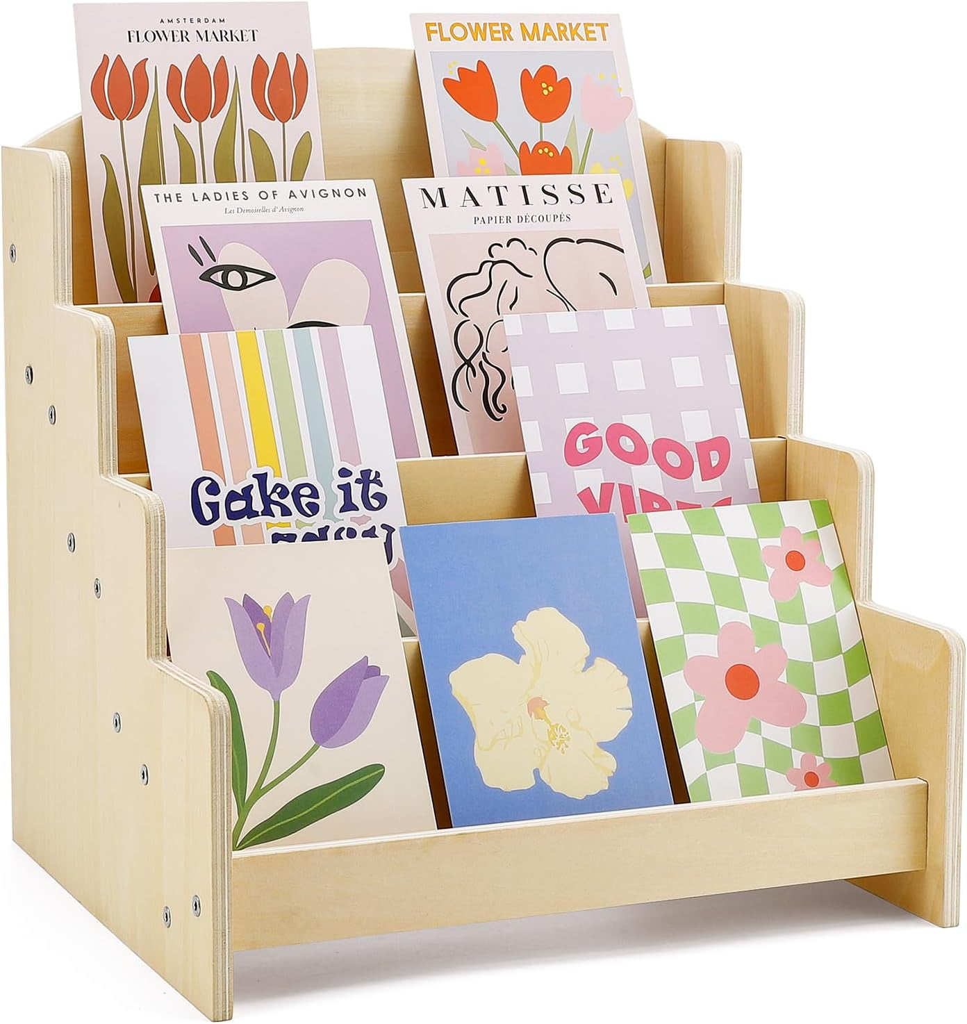 Exood Greeting Card Organizer Display Stand ,Multi-Purpose sticker ...