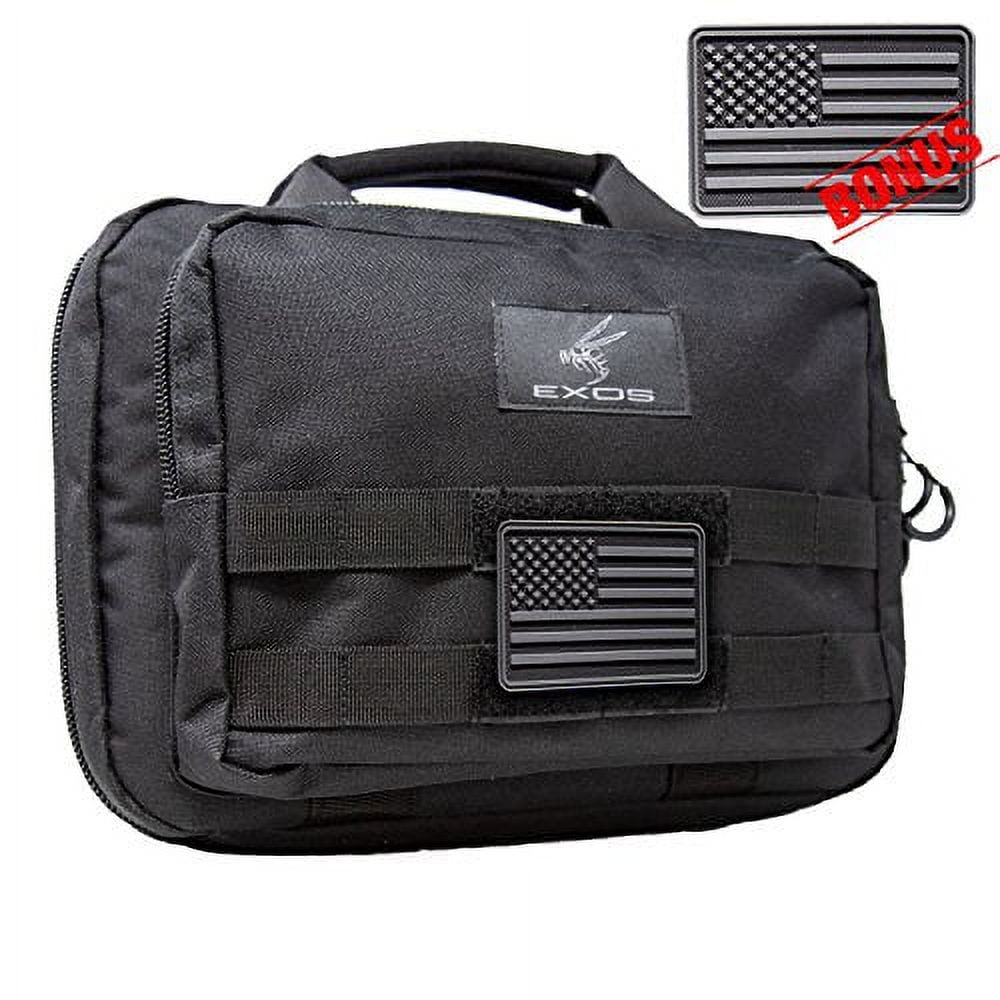 Exos Pistol Case, All-Weather, 600 Denier Polyester, Black - Walmart.com