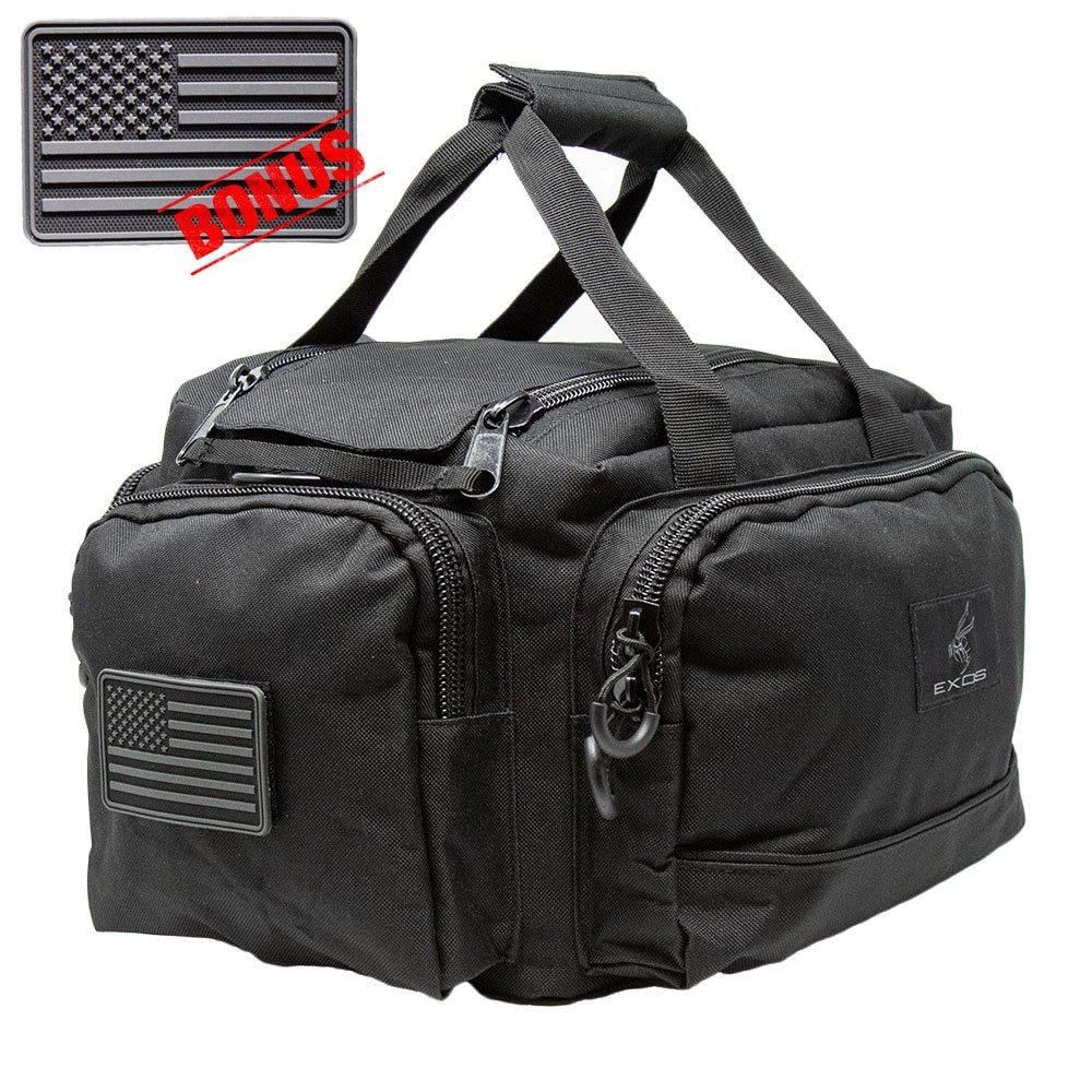 Exos Range Bag, Free Subdued USA Flag Patch Included Black - Walmart.com