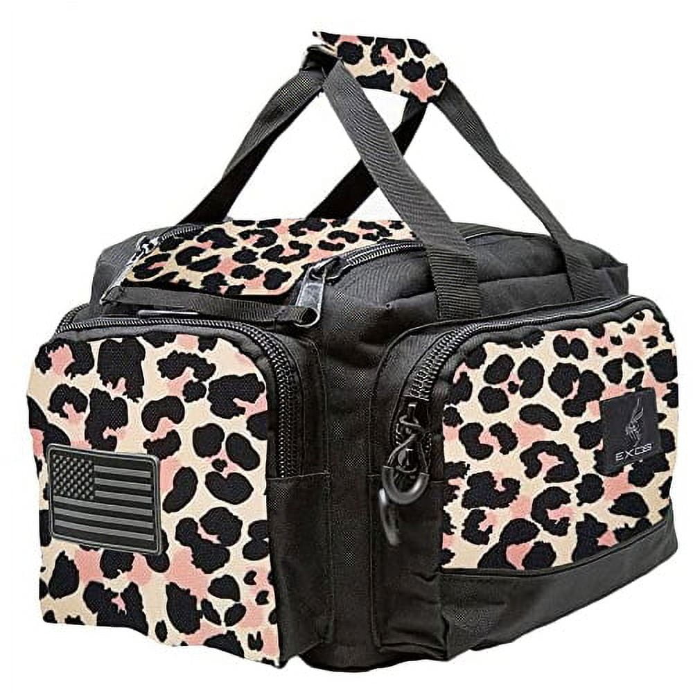 Exos Range Bag, Free Subdued USA Flag Patch Included (Pink Leopard ...