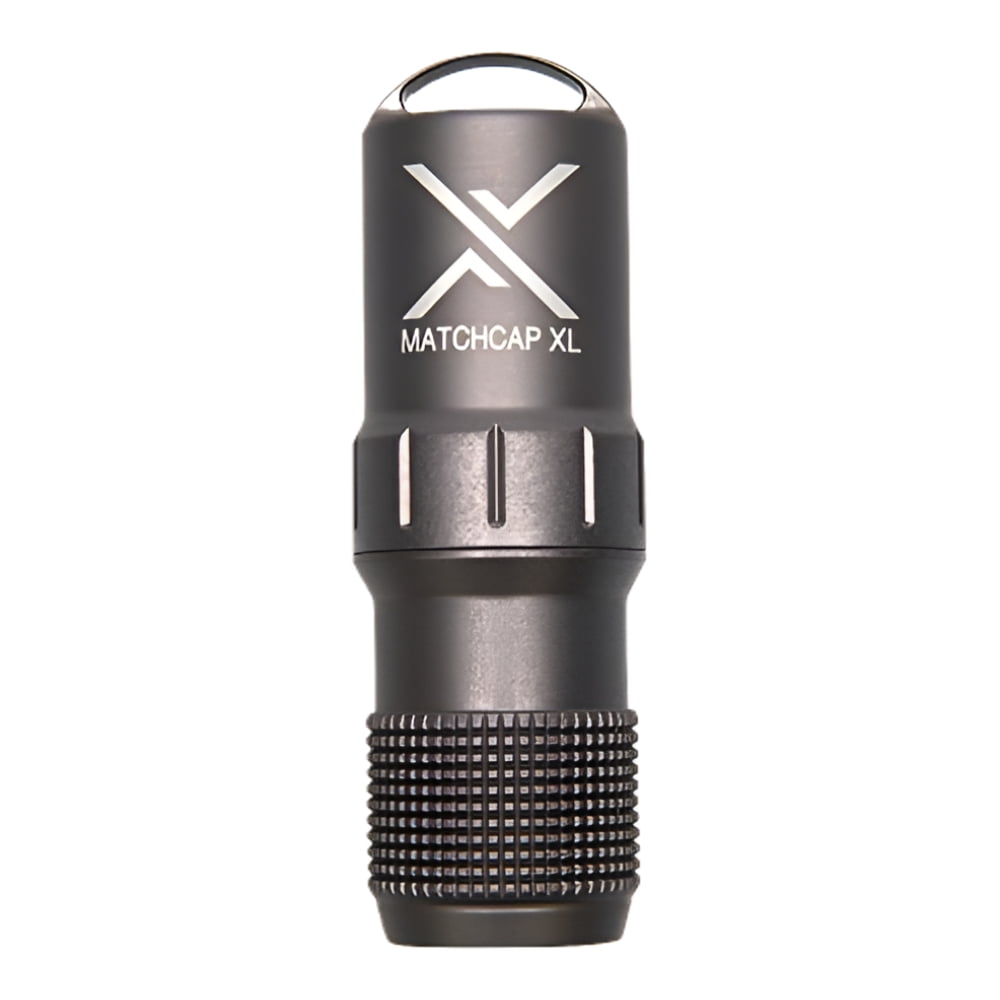 Exotac MATCHCAP XL Waterproof Match Case, Gunmetal Grey - Walmart.com