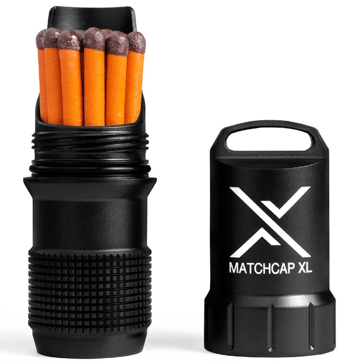 Exotac MATCHCAP XL Waterproof Match and Striker Case - Black - Walmart.com