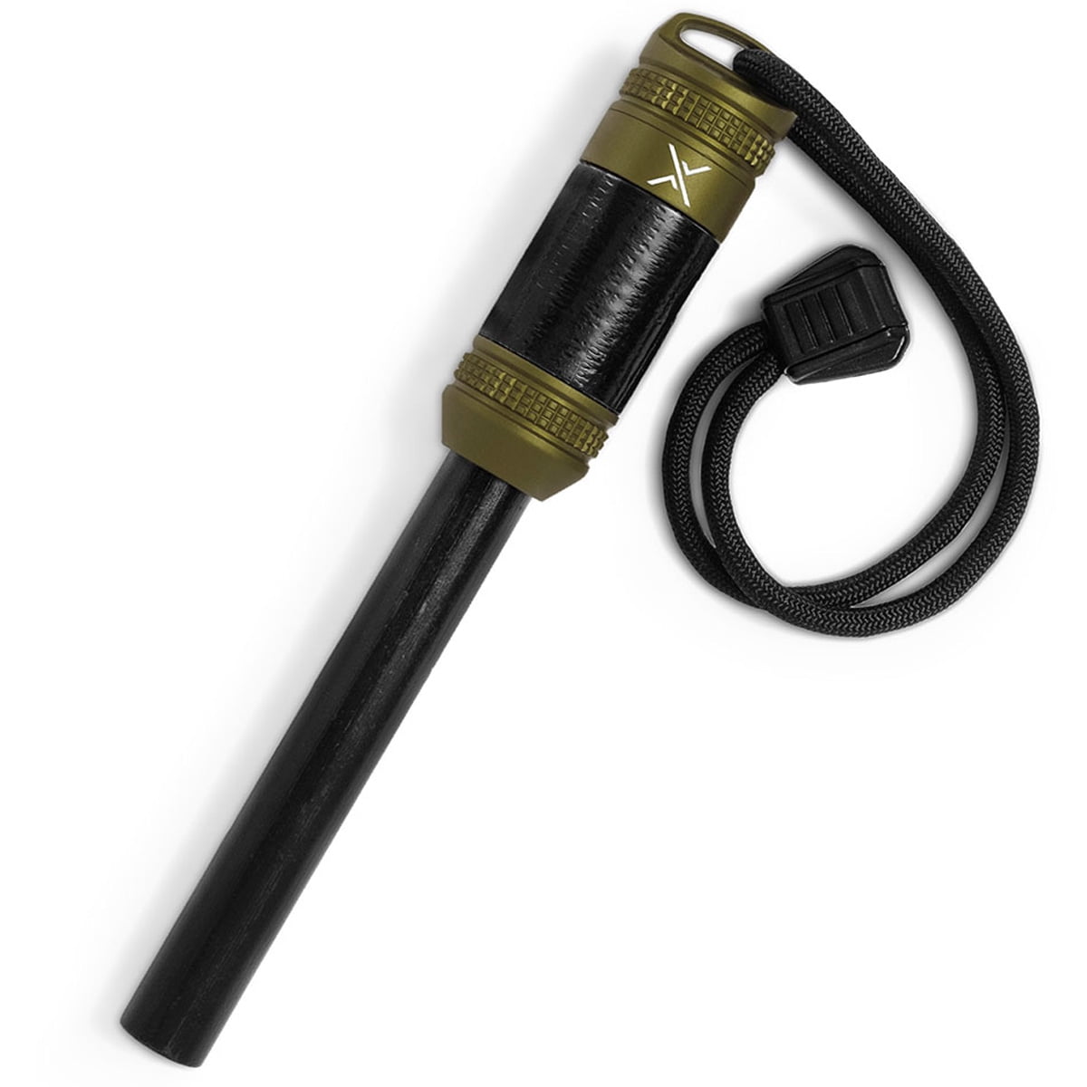 Exotac fireROD XL Fire Starter with Repair Tape - Olive Drab - Walmart.com