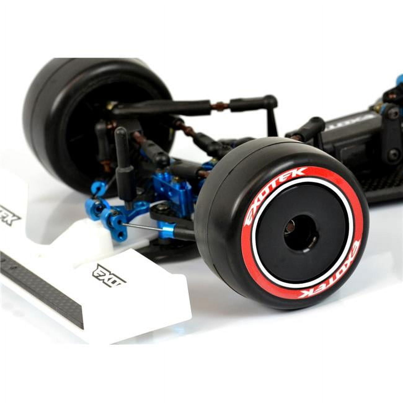 Exotek Racing EXO2194 1 by 10 Scale F1 Rubber V2- Front 38X Tire, Red ...