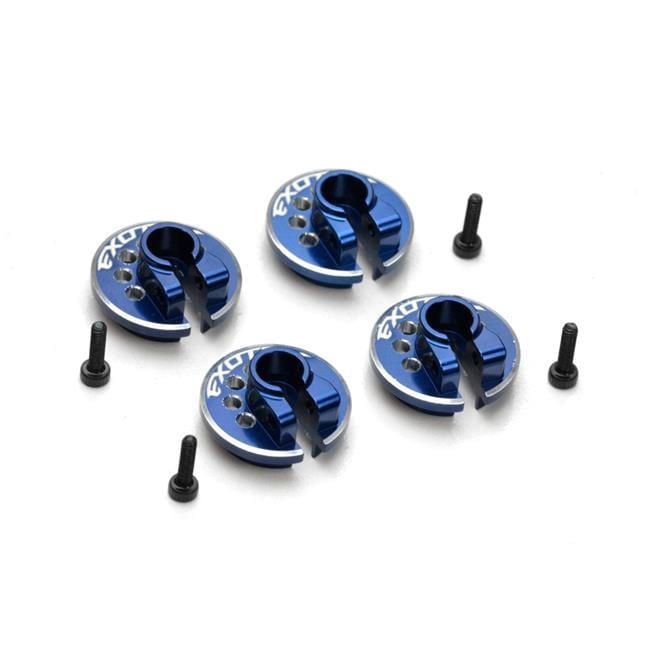 Exotek Racing EXO2219 Alloy 4 Traxxas Ultra Shock Clamping Spring Cups ...